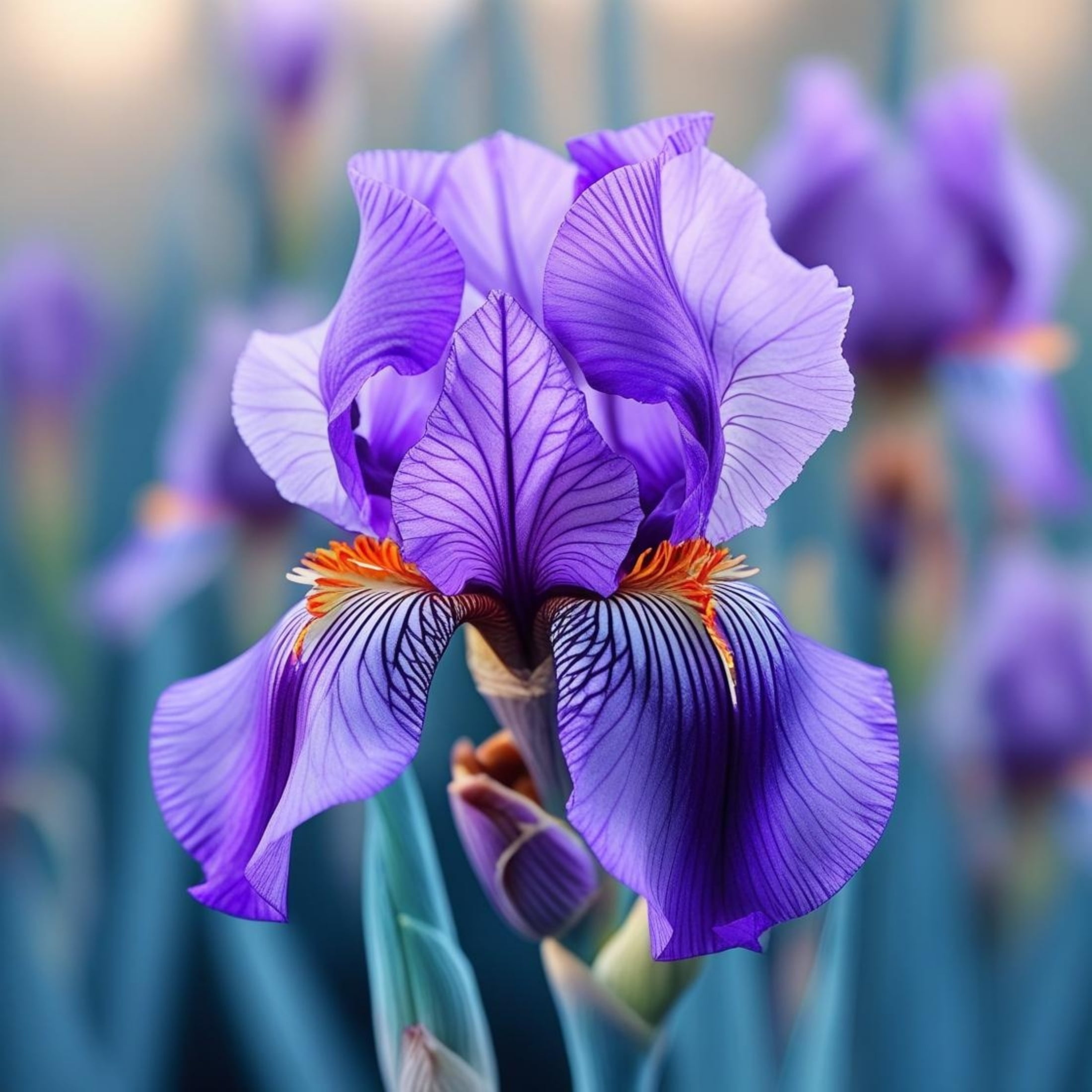 Iris balcony decoration, easily create a flower landscape - Walmart.com