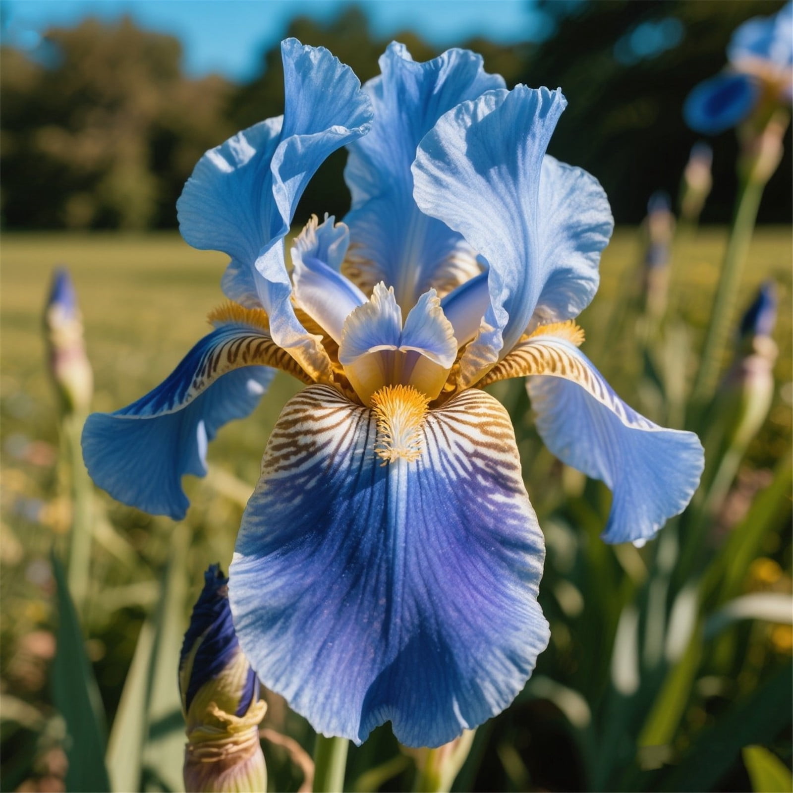 Iris-beautiful garden-indoor and outdoor- surprising decorative gift ...