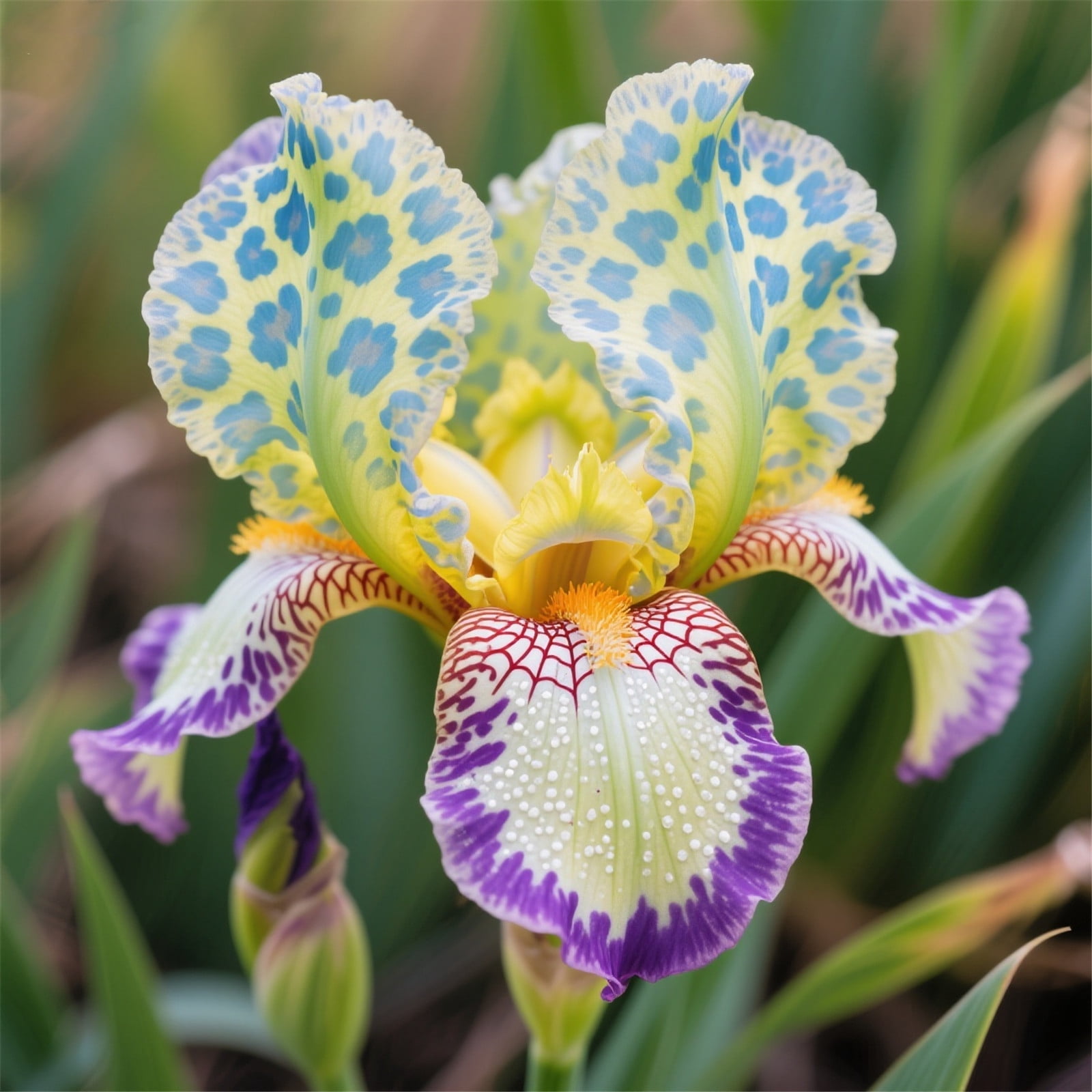 Iris-blooms every year-Premium Garden Stakes -fast-growing bulbs ...