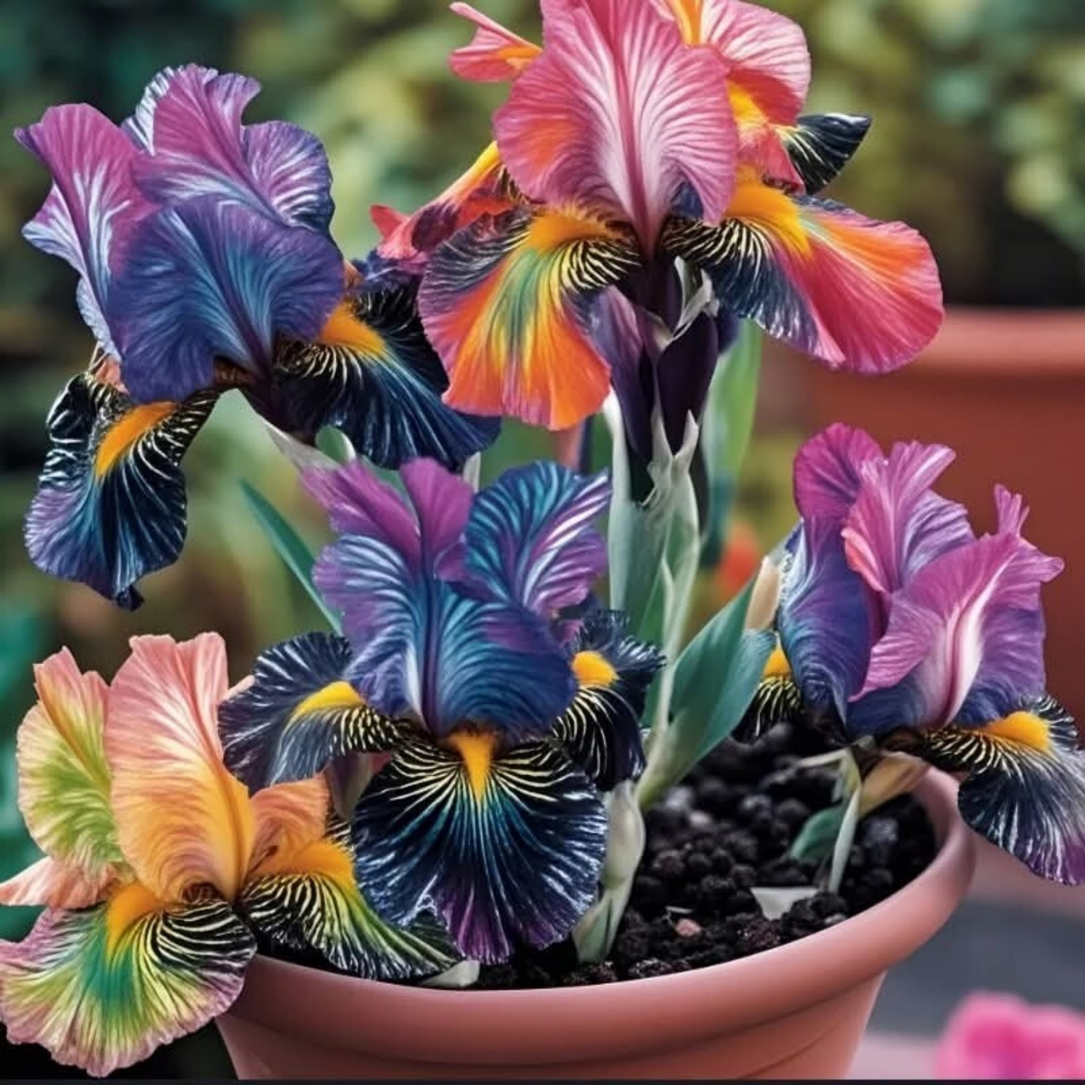 Iris-garden planting, cold-resistant, drought-resistant and easy to ...