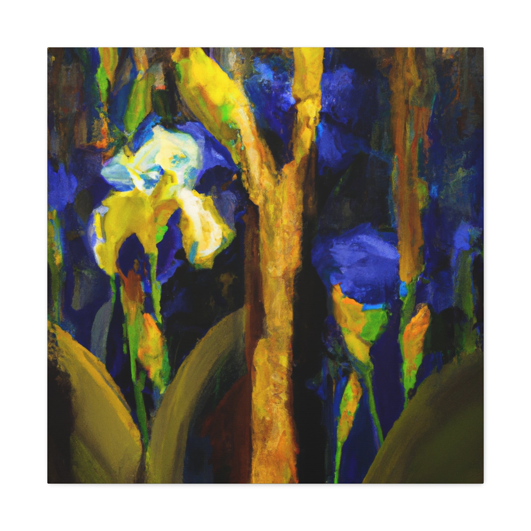 Iris in Abstraction - Canvas - Walmart.com