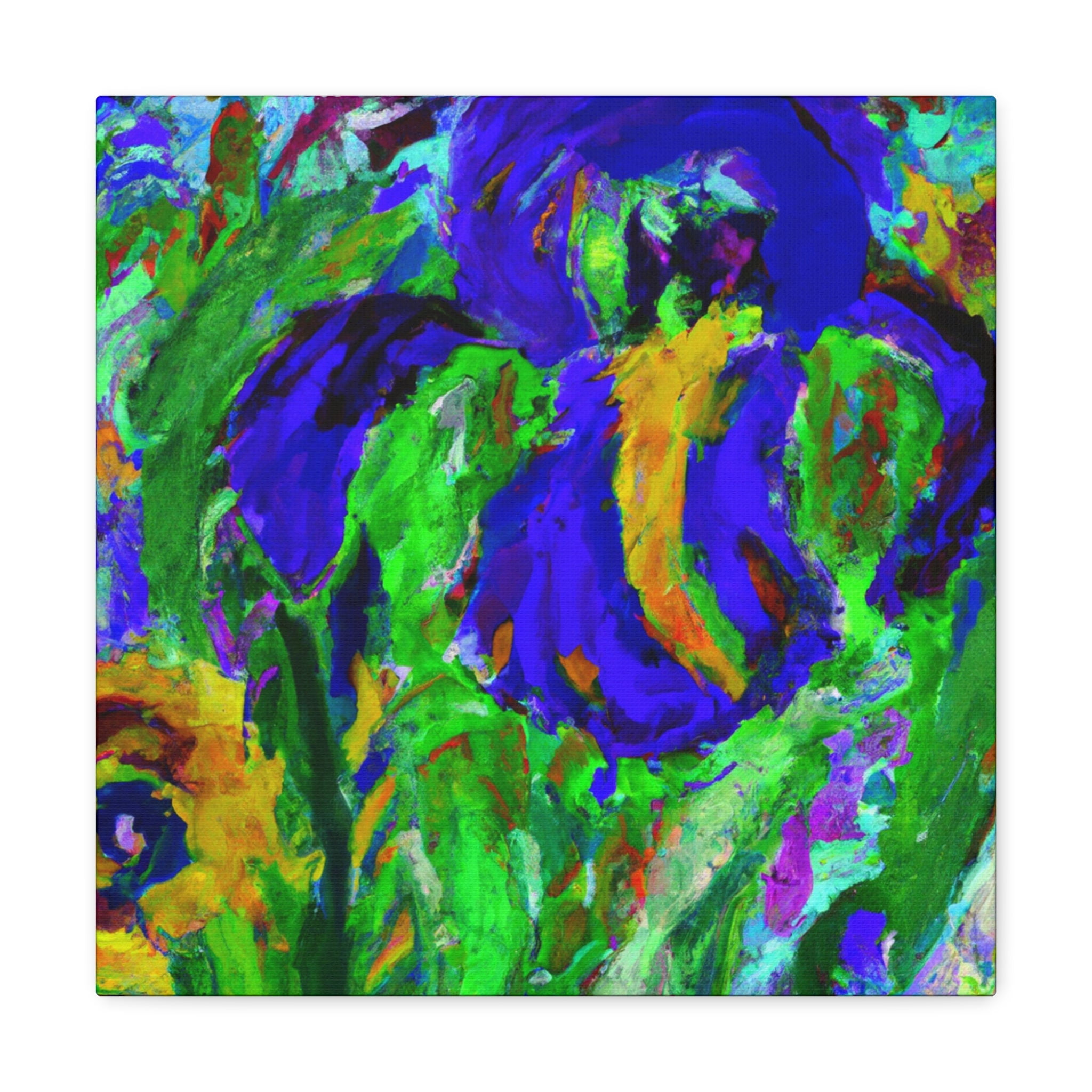 "Iris in Abstraction" - Canvas - Walmart.com