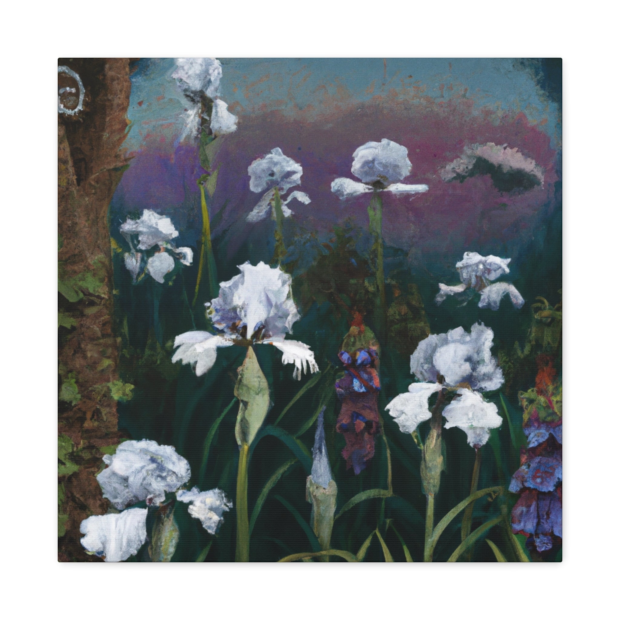Iris in Blossomed Splendor - Canvas - Walmart.com