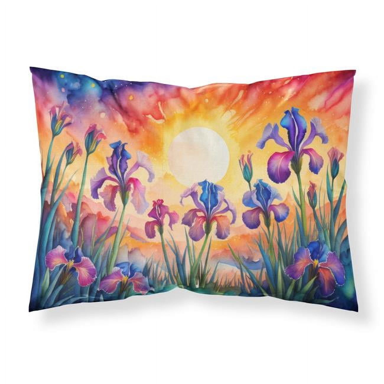 Iris in Color Fabric Standard Pillowcase - Walmart.com