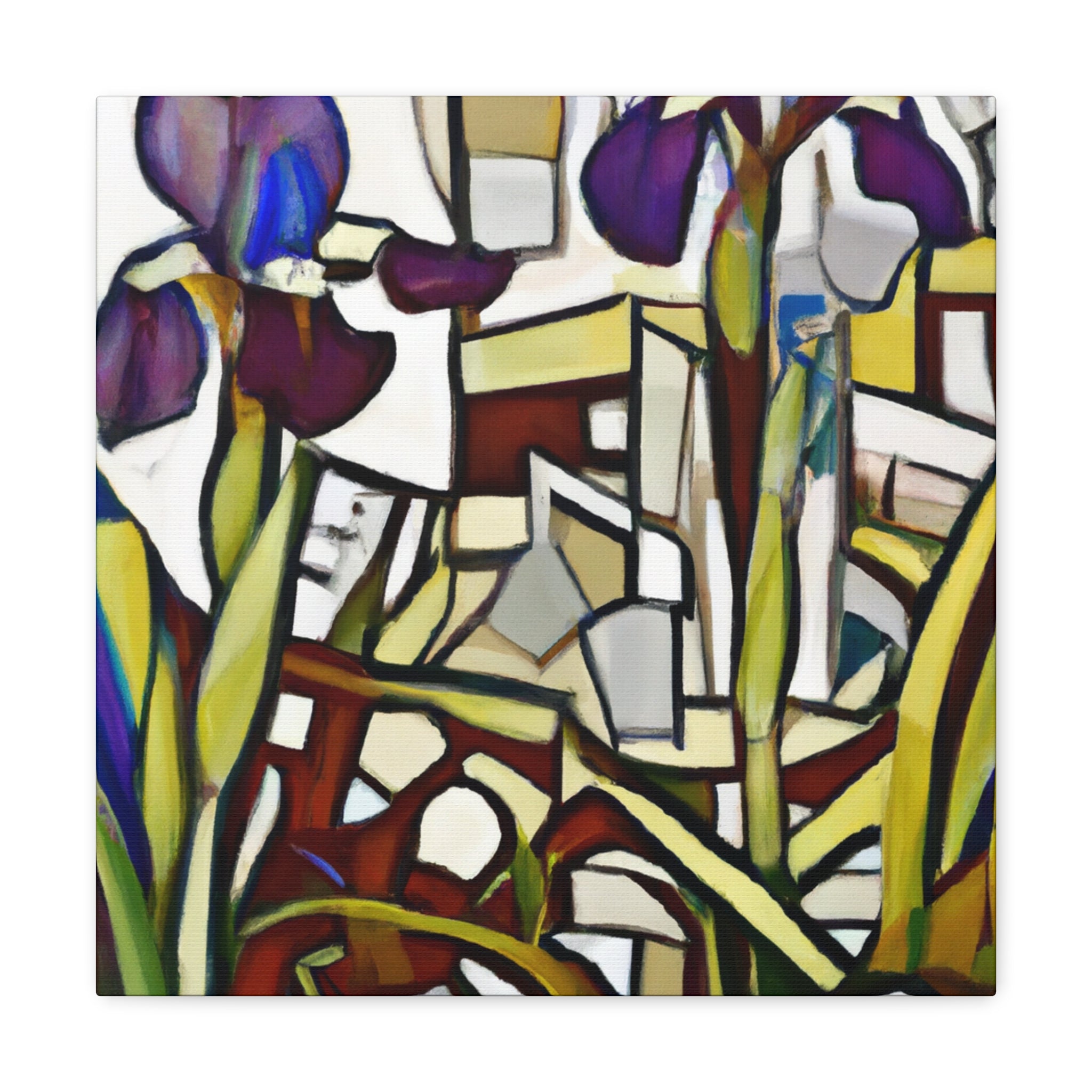 Iris in Expressionism - Canvas - Walmart.com