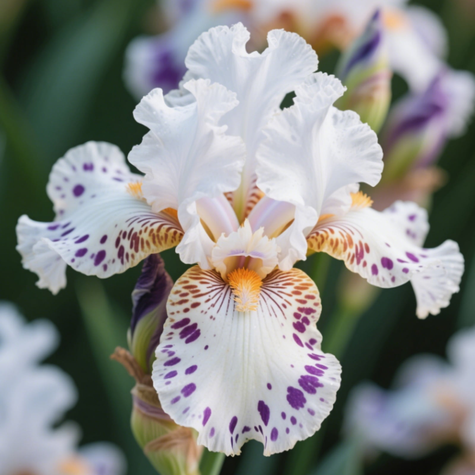 Iris plant, perennial ornamental flower, easy to grow - Walmart.com