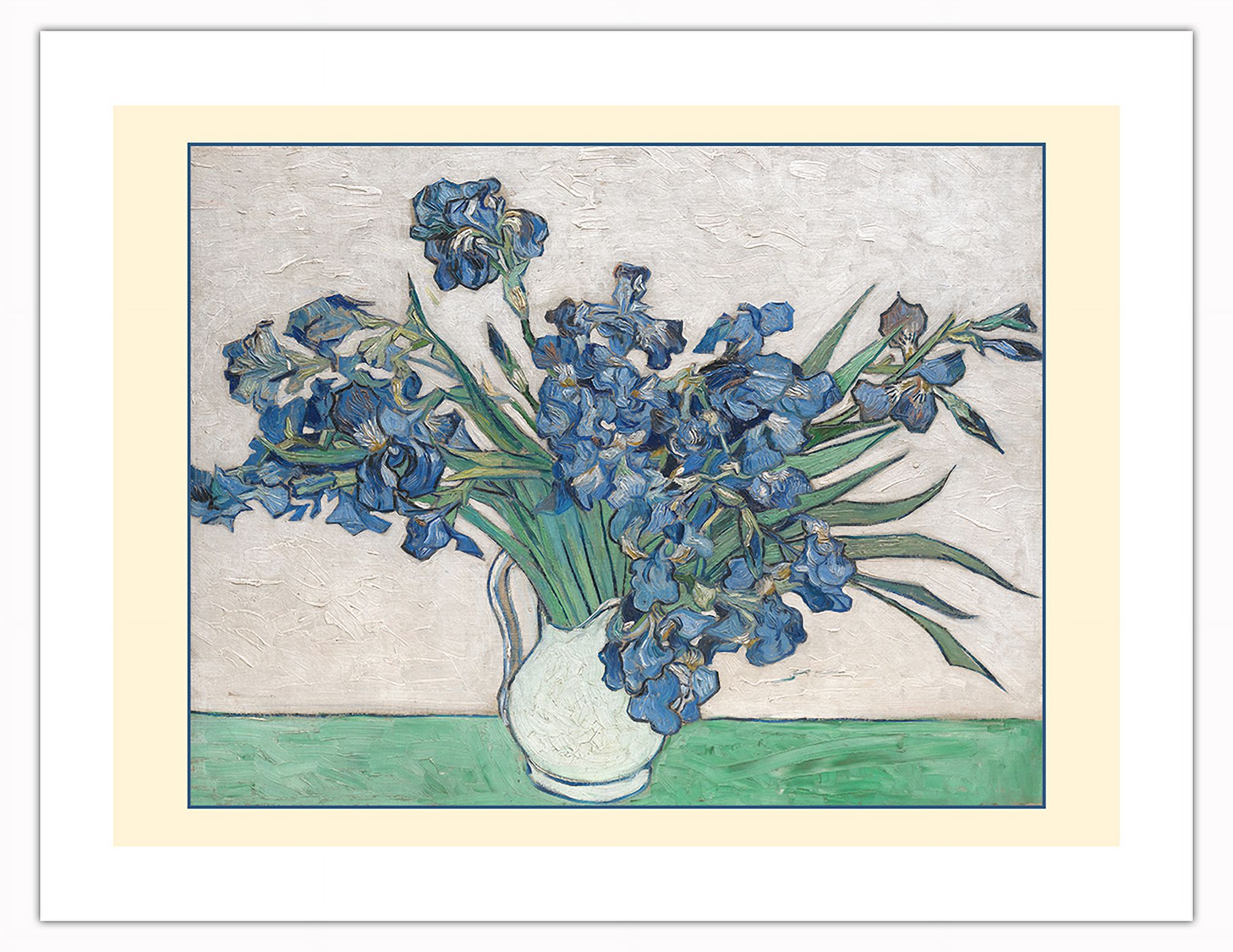 Irises - Still Life - From an Original Color Painting by Vincent Van ...