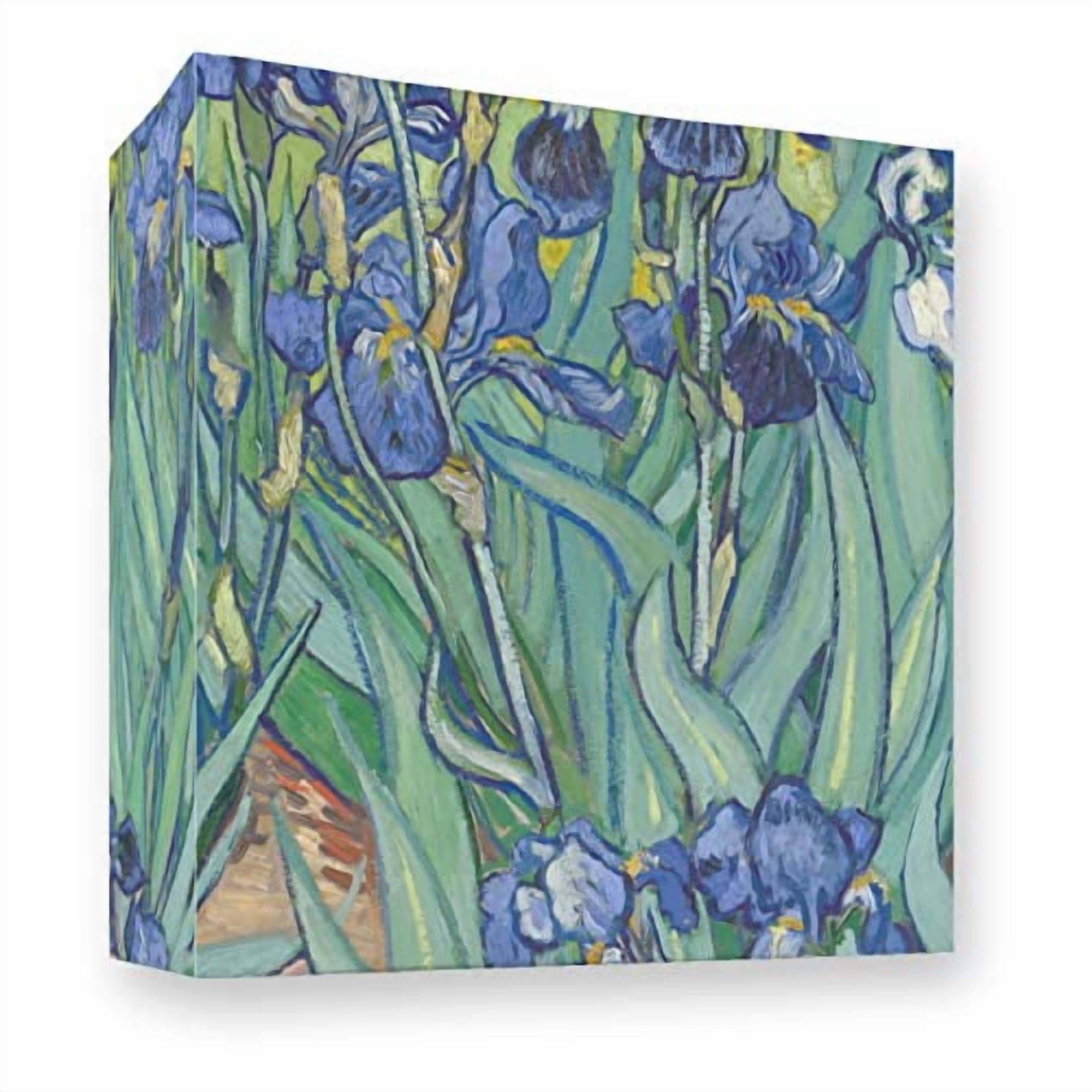 Irises (Van Gogh) 3 Ring Binder - Full Wrap - 3" - Walmart.com