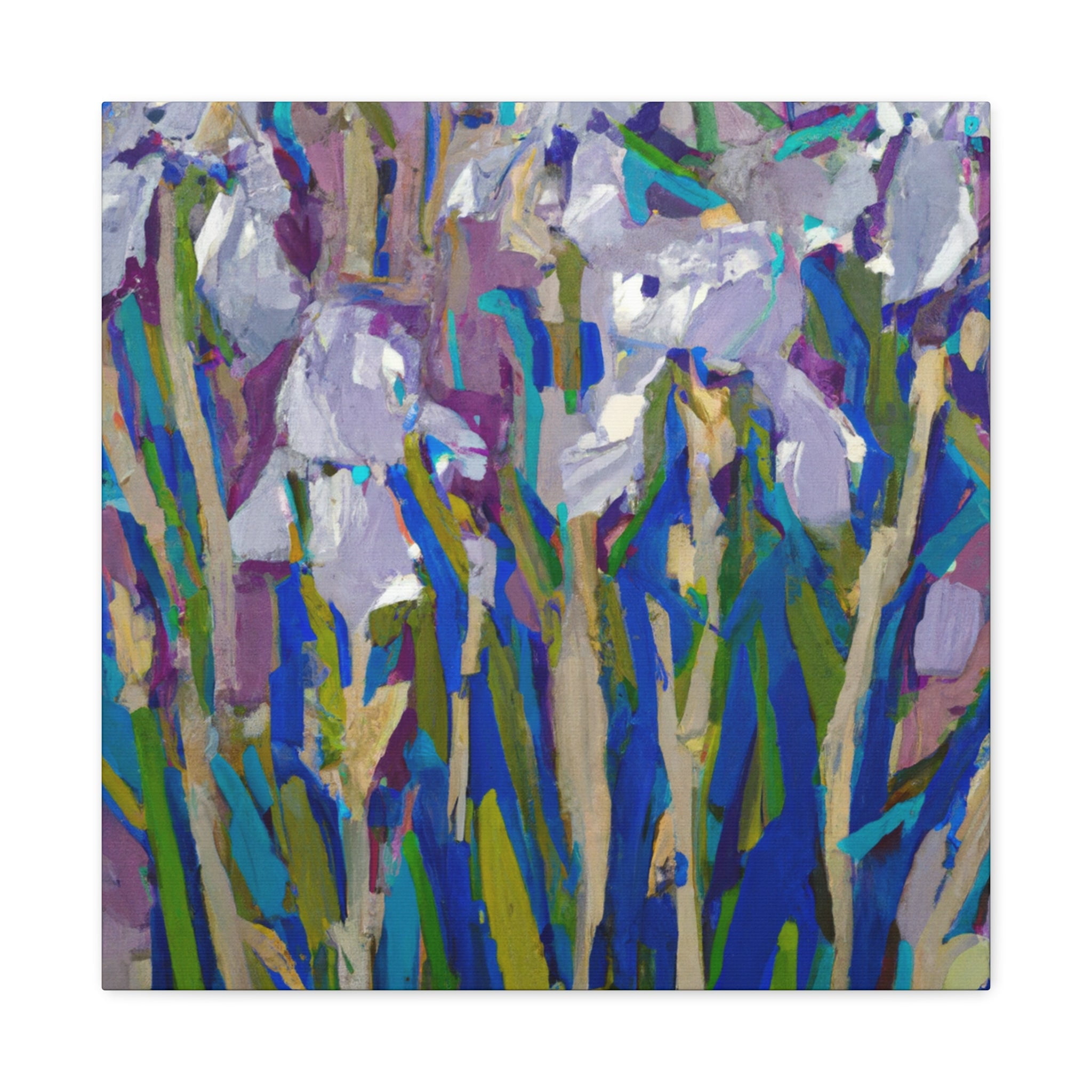 "Irises in Impressionism" - Canvas - Walmart.com