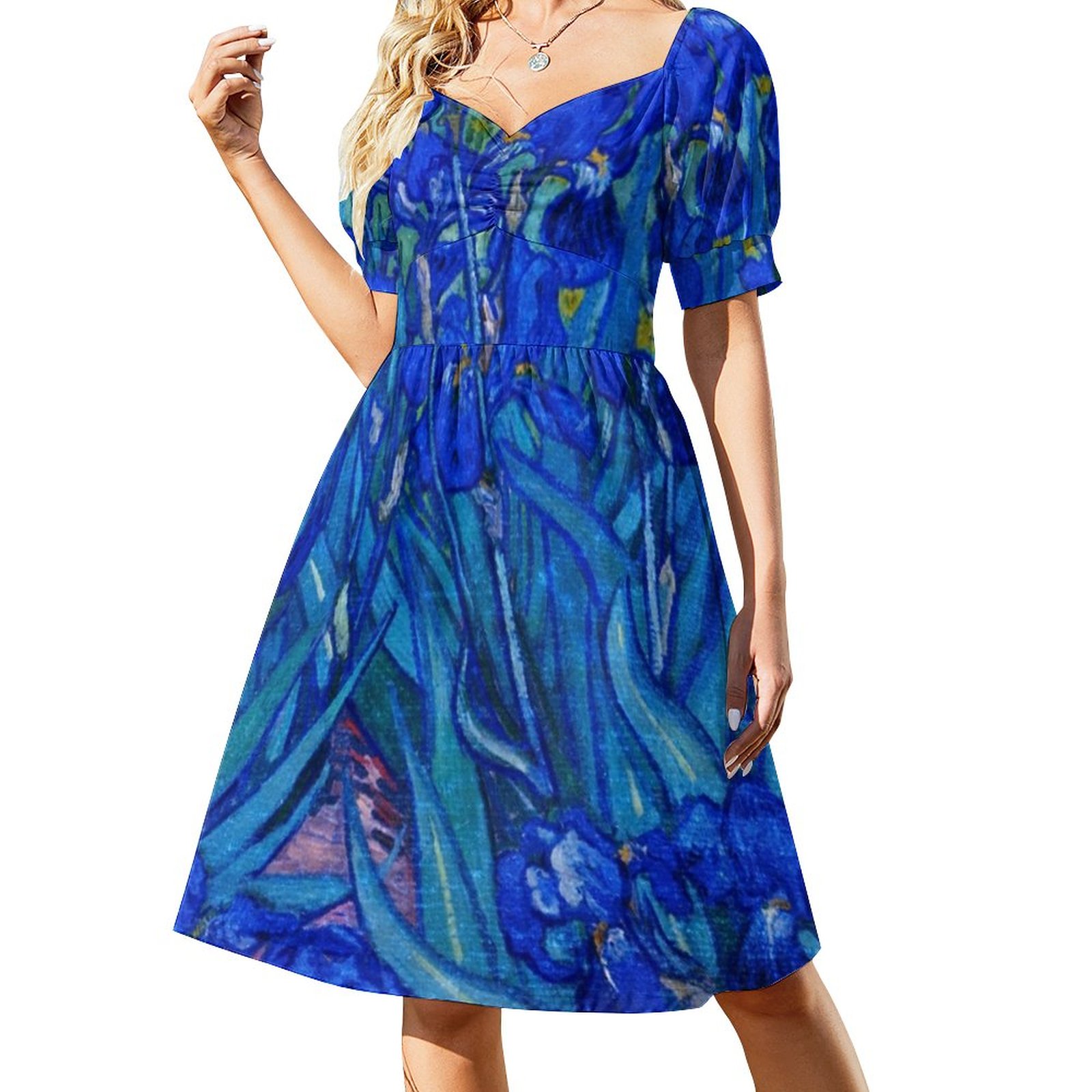 Irises in Indigo Dress elegant dress elegant party dress for women 2024 ...