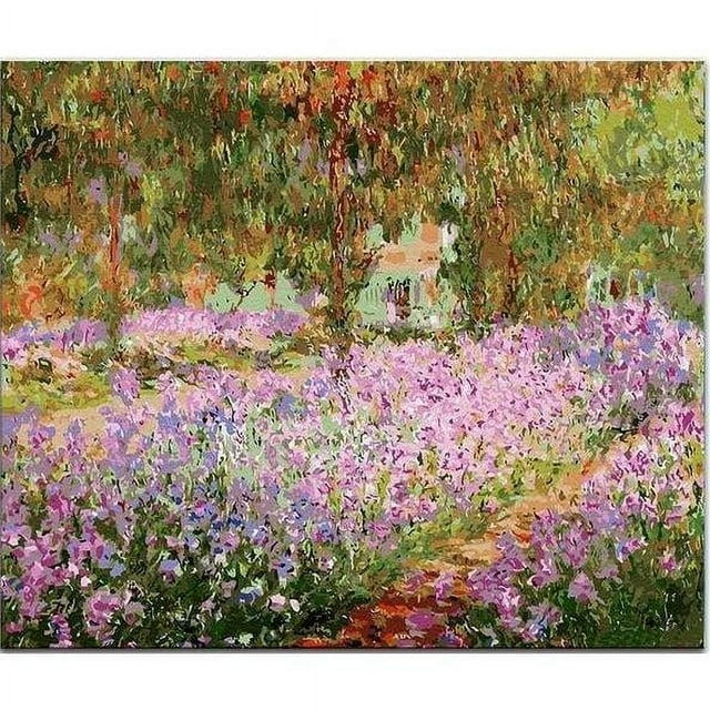 Irises in Monets Garden - Claude Monet - Paint by Number Kit - 16"x20 ...