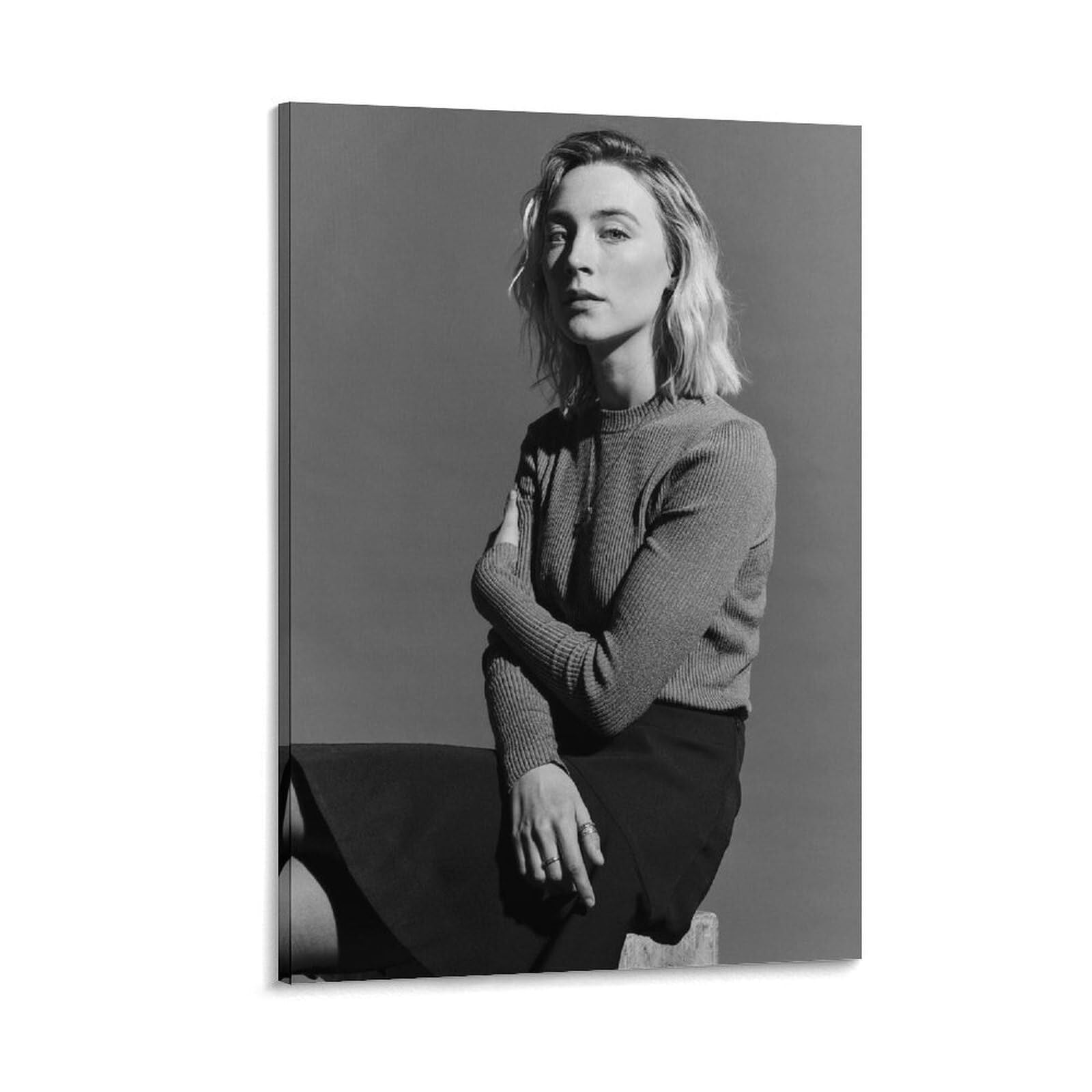 Irish Actress Saoirse Ronan Poster Wall Art Poster Scroll Canvas ...