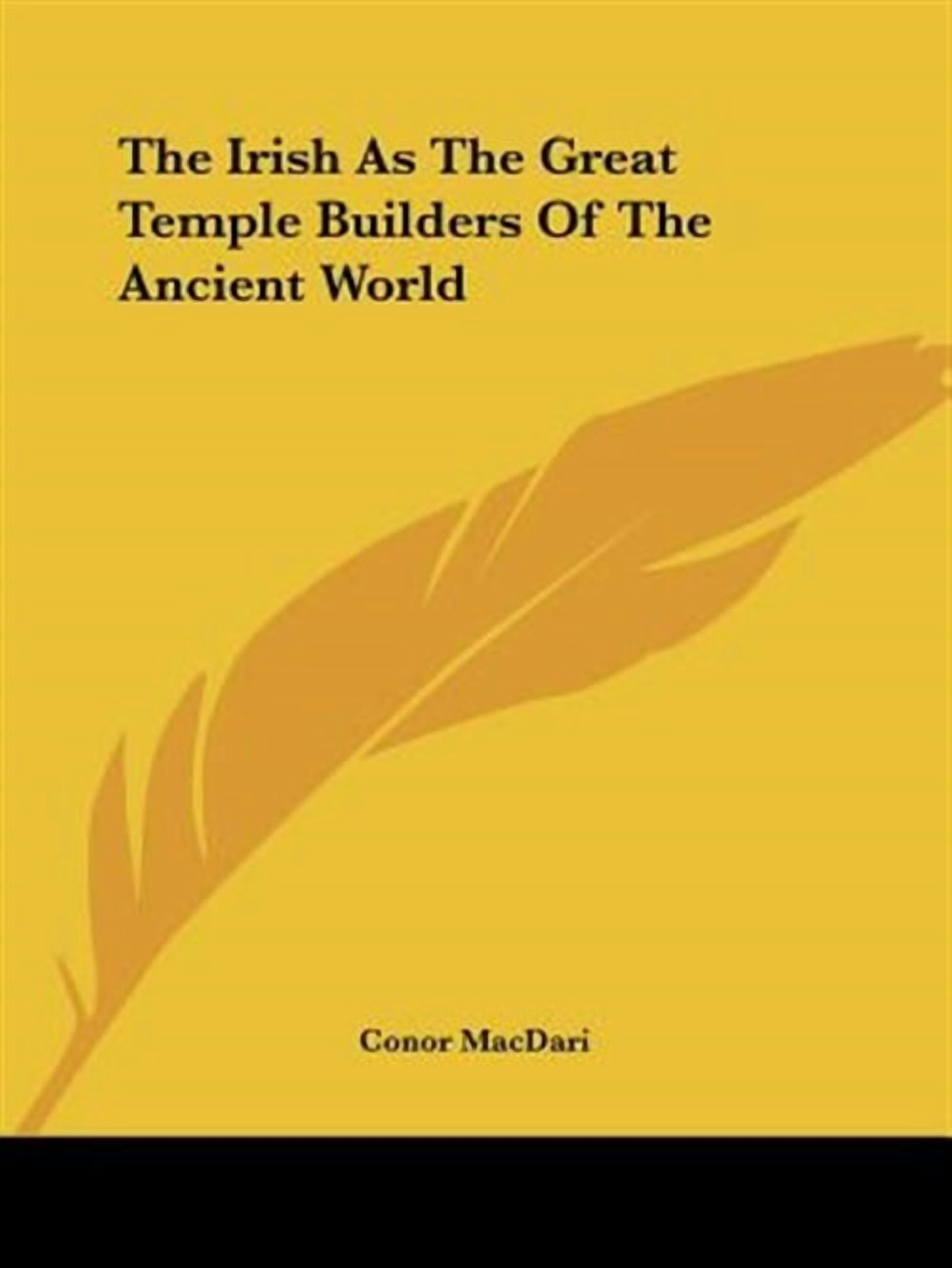 Irish As the Great Temple Builders of the Ancient World - Walmart.com