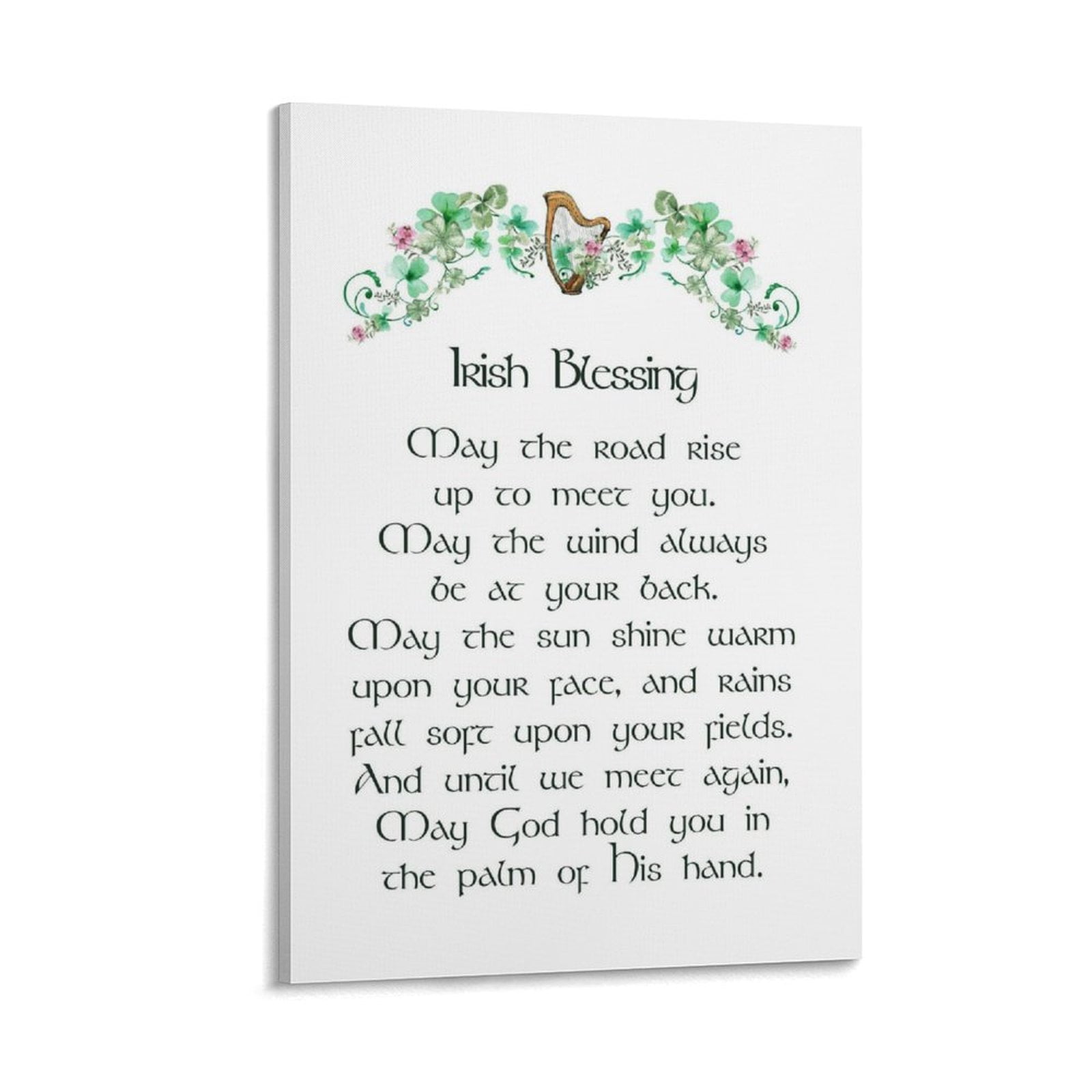 Irish Blessing May The Road Rise Up To Meet You 3 Canvas Wall Art ...