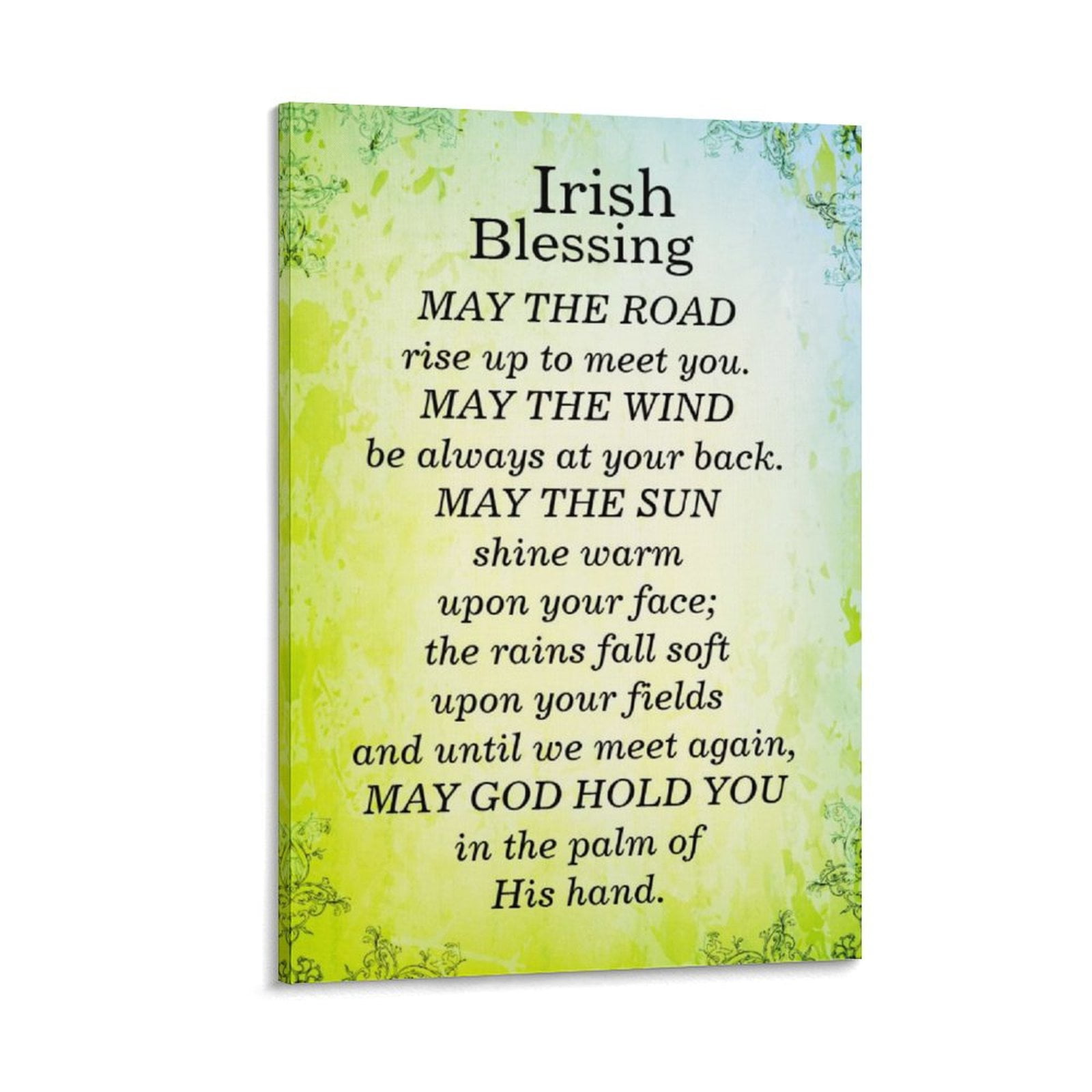 Irish Blessing May The Road Rise Up To Meet You Room Aesthetic Poster ...