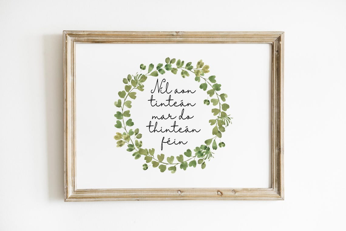 Irish Blessing Quote Celticst. Patricks Day Irish Proverb Able ...