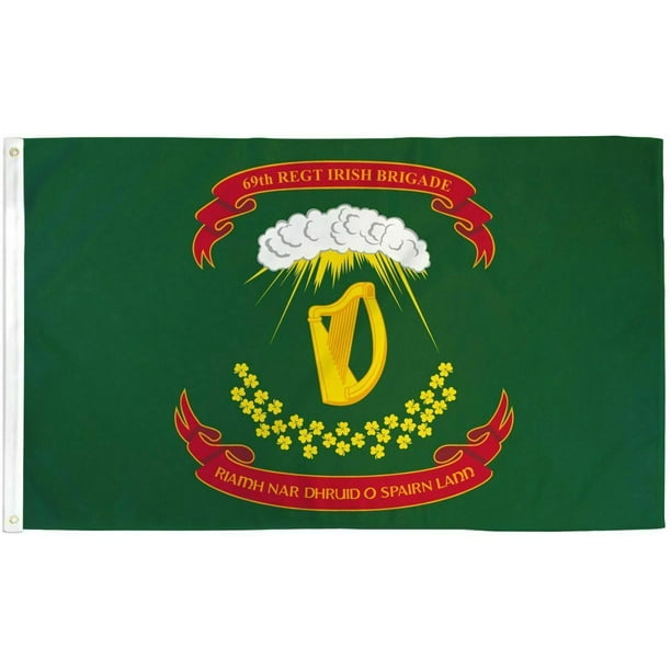 Irish Brigade Flag 3x5 ft 69th Regiment Infantry Civil War New York ...