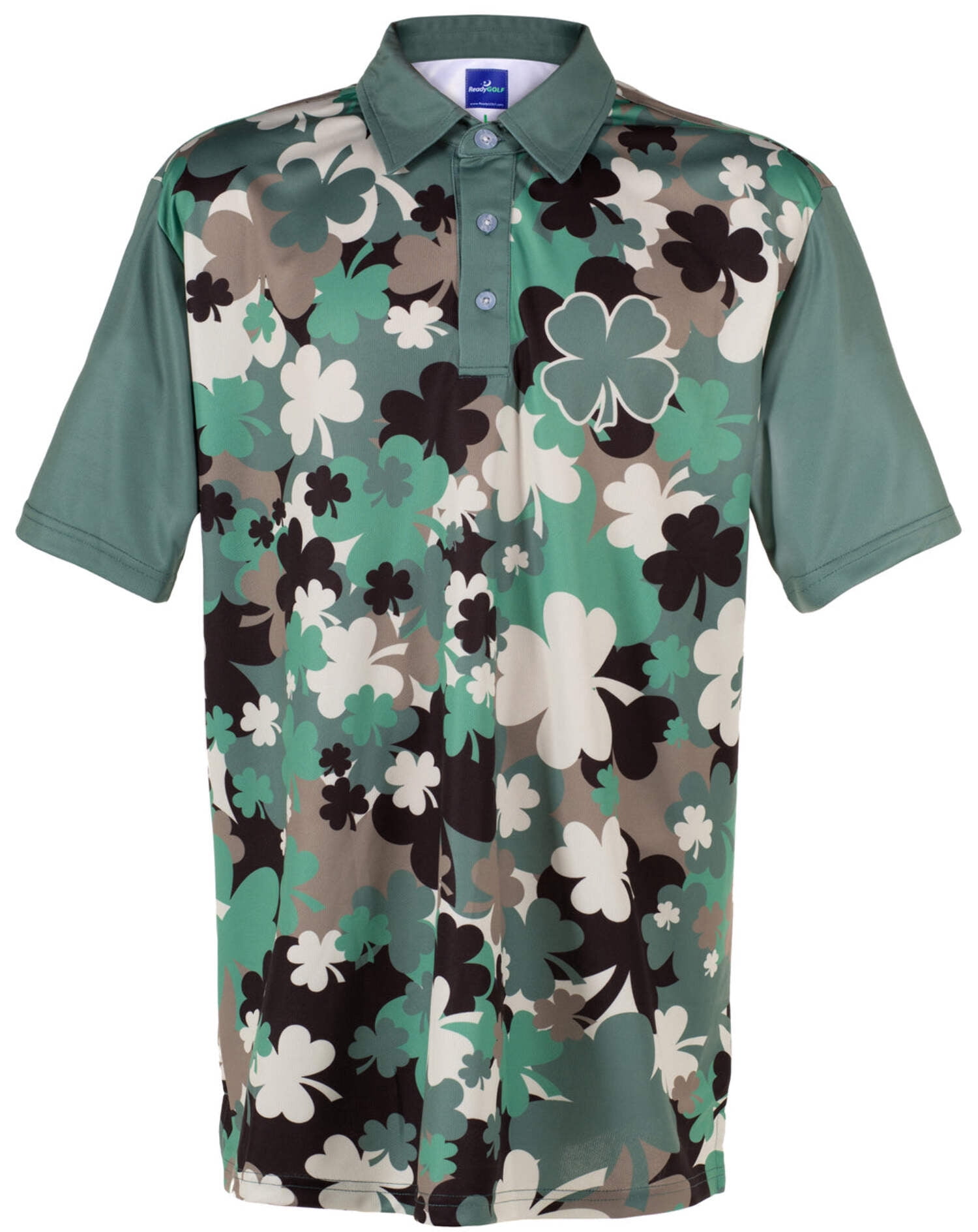 Irish Camo Mens Golf Polo Shirt by ReadyGOLF - Walmart.com