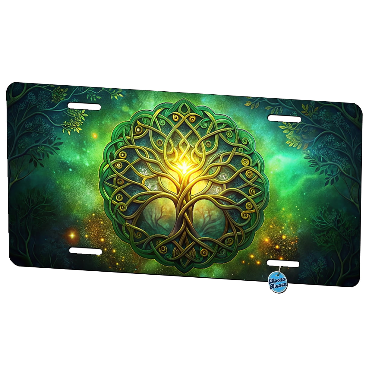 Irish Celtic Elegant Tree Of Life Metal Novelty License Plate - Walmart.com