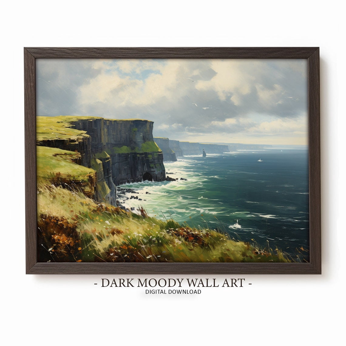 Irish Cliffs Of Donegal, Vintage Ireland Home Decor, Vintage Irish ...