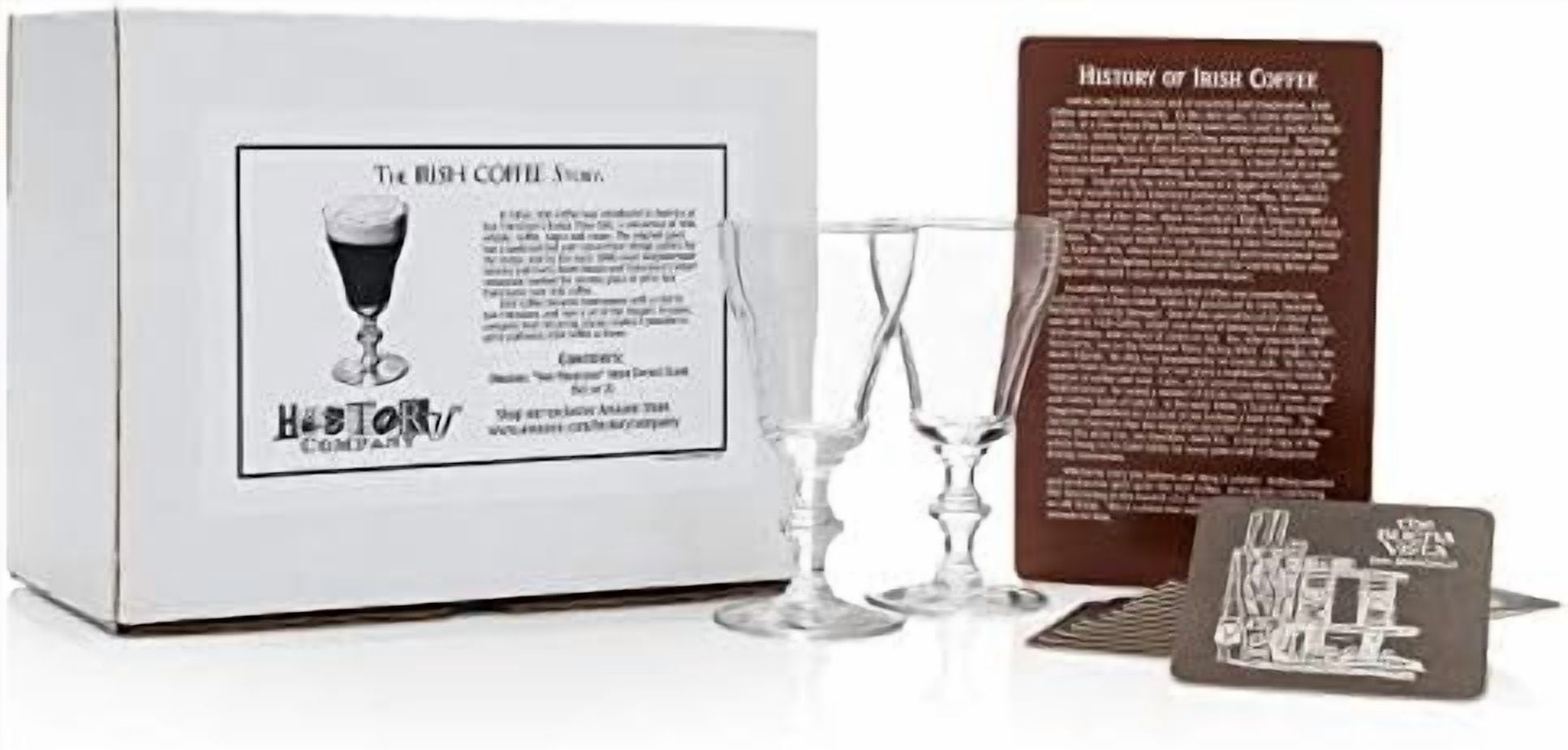 Irish Coffee Glass – Heat-Treated San Francisco-Inspired Design, 2 ...