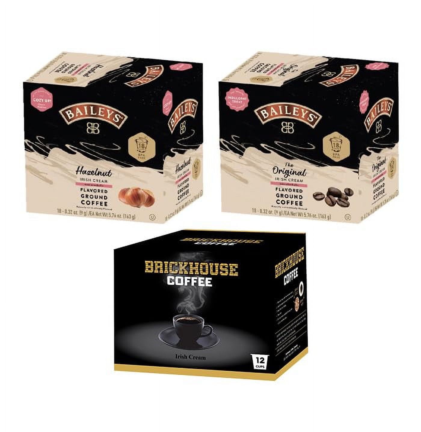 Brick House Irish Cream Coffee Bundle, 48 Single Serve Cups - Walmart.com