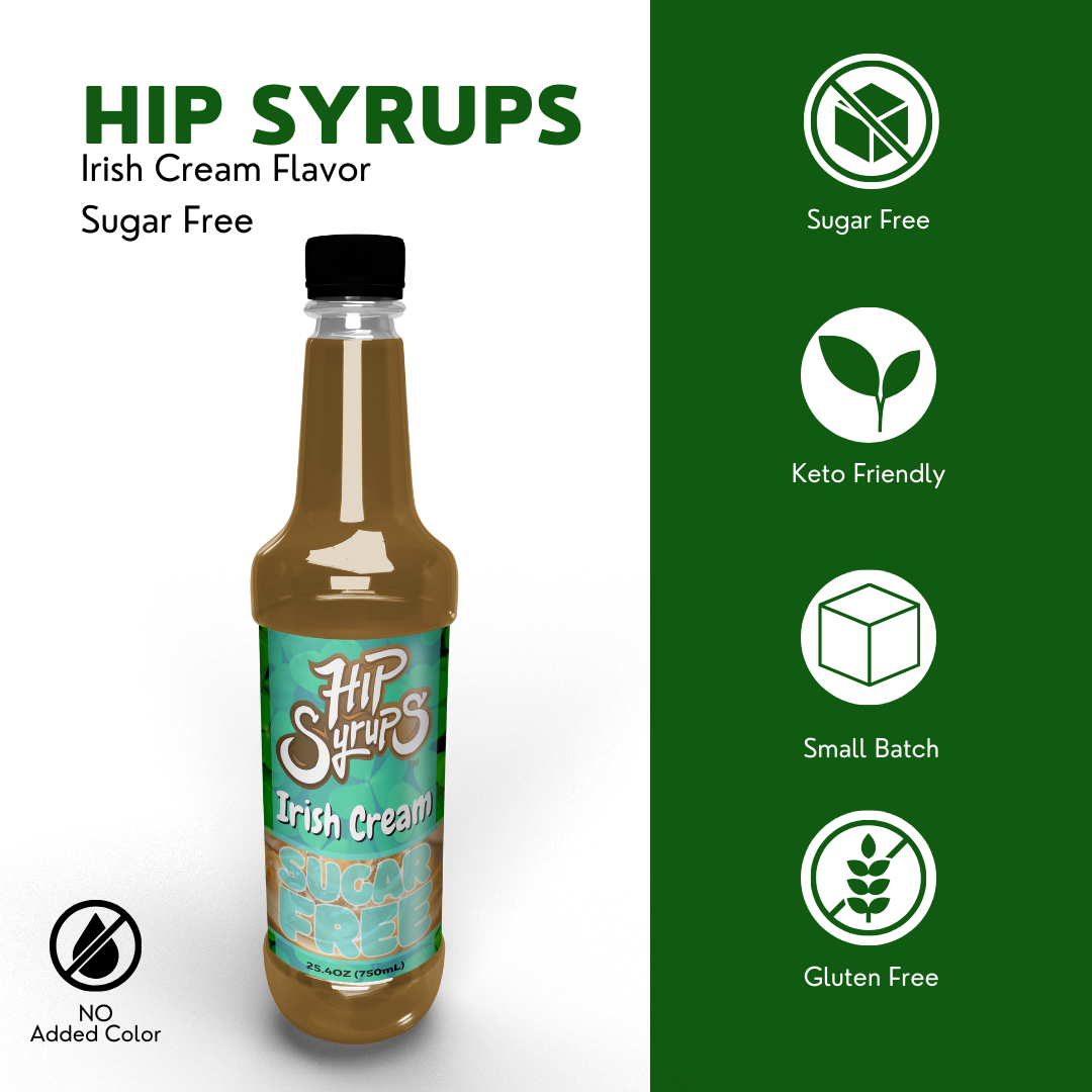 Hip Syrups - Irish Cream Sugar Free Simple Syrup - Walmart.com