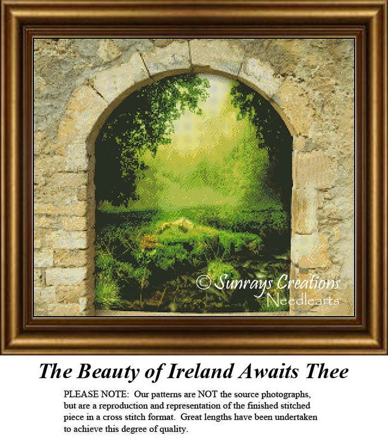 Irish Cross Stitch Pattern | The Beauty of Ireland Awaits Thee (Pattern ...