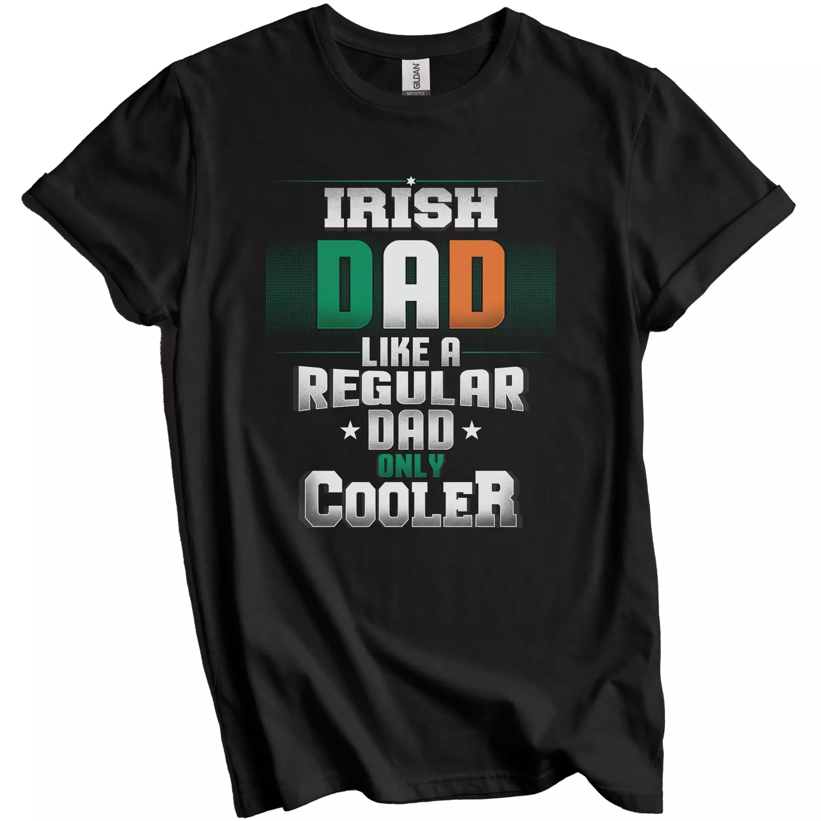 Irish Dad Like A Regular Dad Only Cooler Shirt Funny Ireland Father's ...