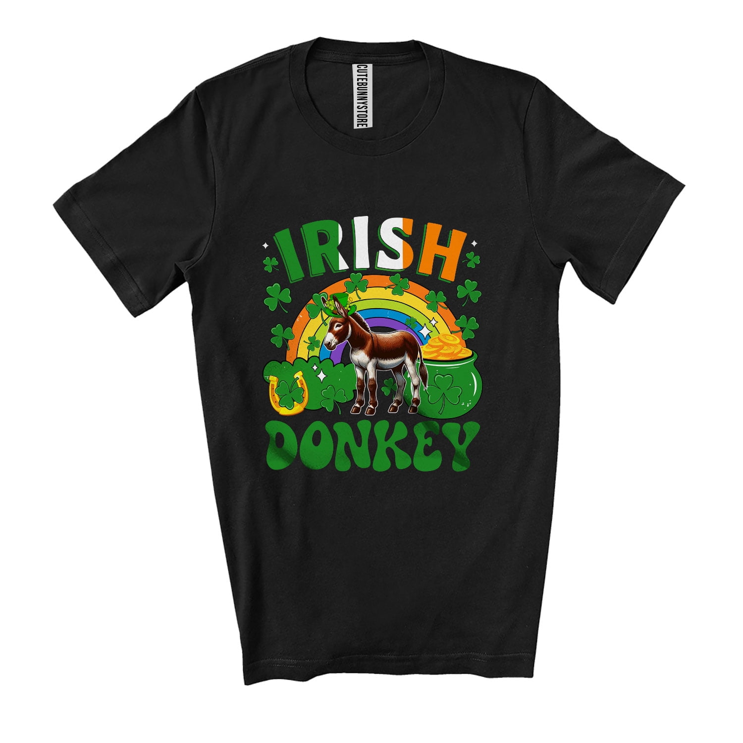 Irish Donkey; Amazing St. Patrick's Day Girl Rainbow; Lucky Shamrock ...