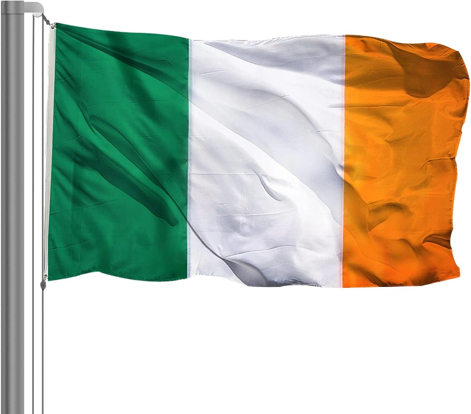 Irish Flag, Ireland Flag, Irish Flags Outdoor Heavy Duty with 2 Brass ...