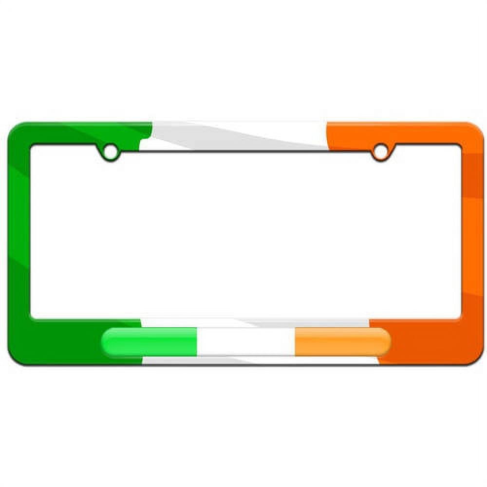 Irish Flag, Ireland License Plate Tag Frame, Multiple Colors - Walmart.com