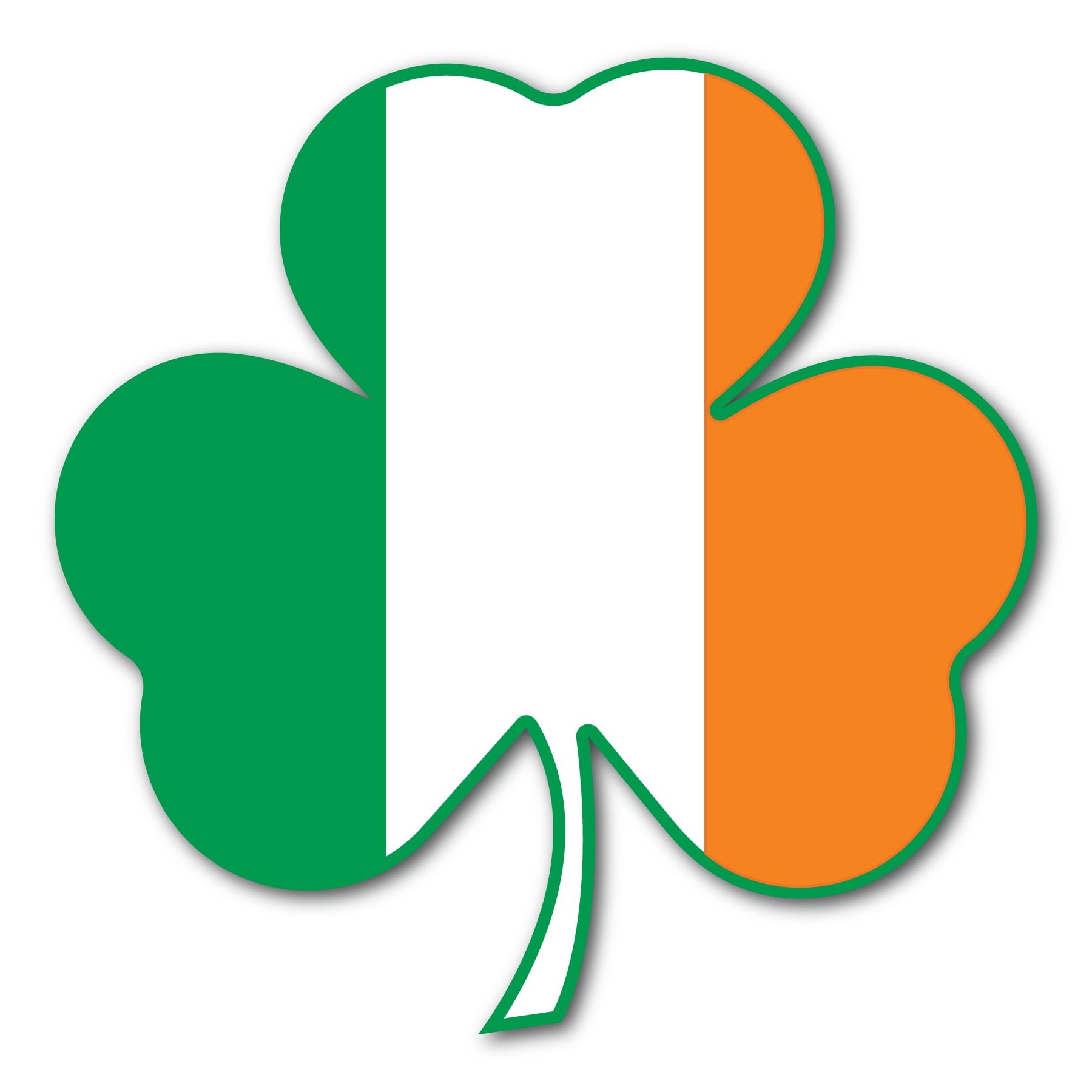 Irish Flag Shamrock Magnet - Walmart.com