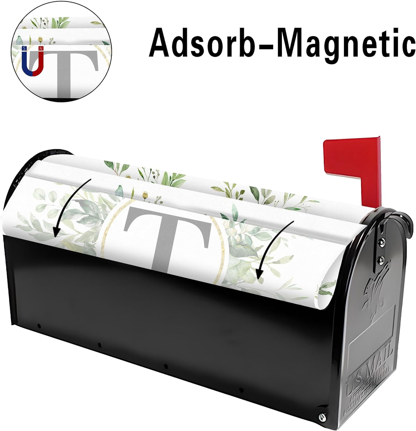 Irish Flag with Shamrock Magnetic Mailbox Cover Standard Size 21"x 18 ...
