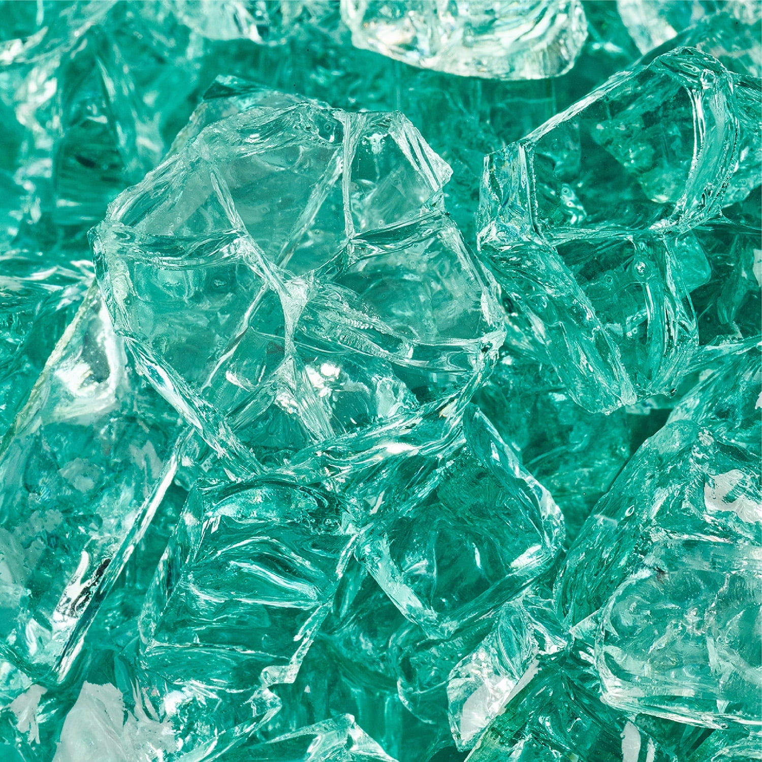 Irish Green Fire Pit Glass | 1/2", 10 lbs - Walmart.com