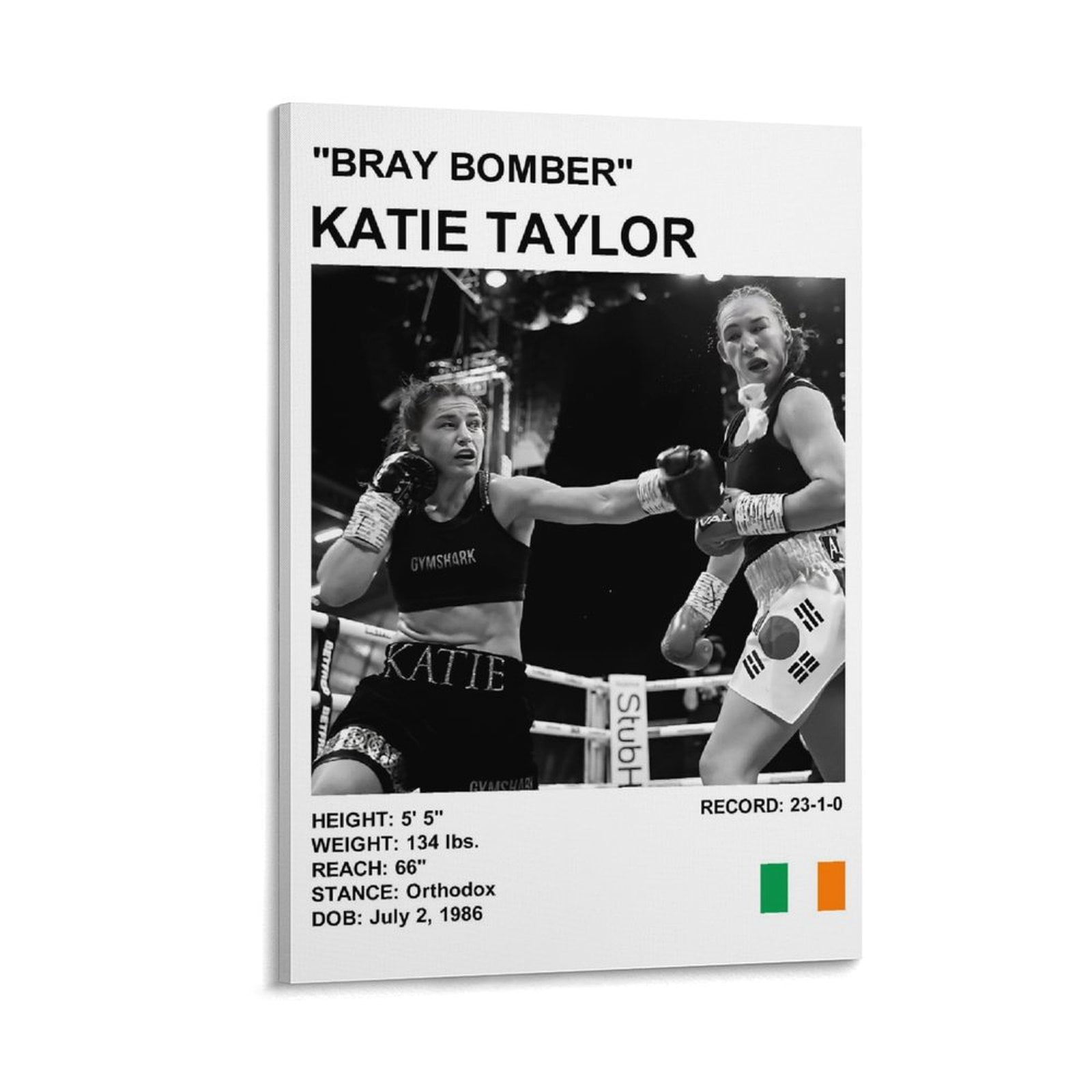 Irish Katie Taylor Boxer Poster (1) Canvas Wall Art Poster Decorative ...