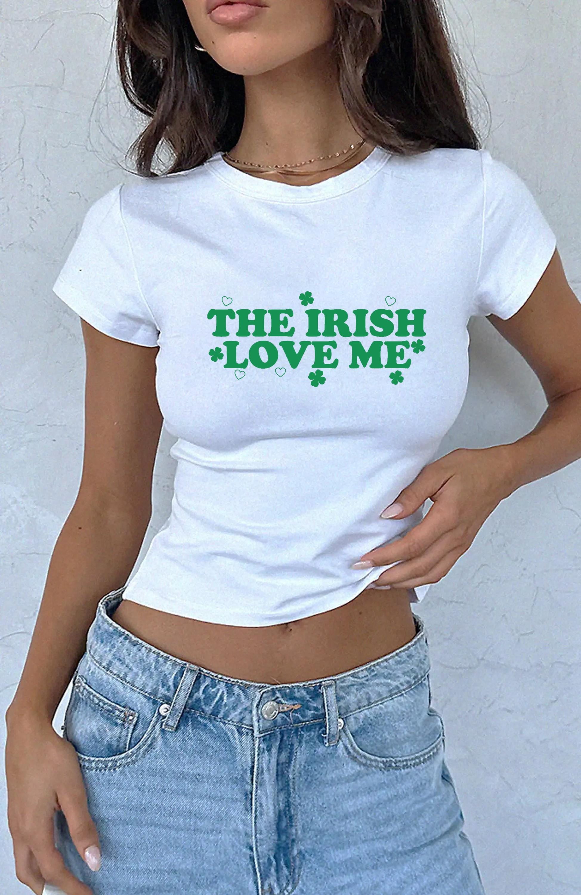 Irish Love Me Crop Tank, Flirty Drinking Shirt, Flirty Drinking Shirt ...