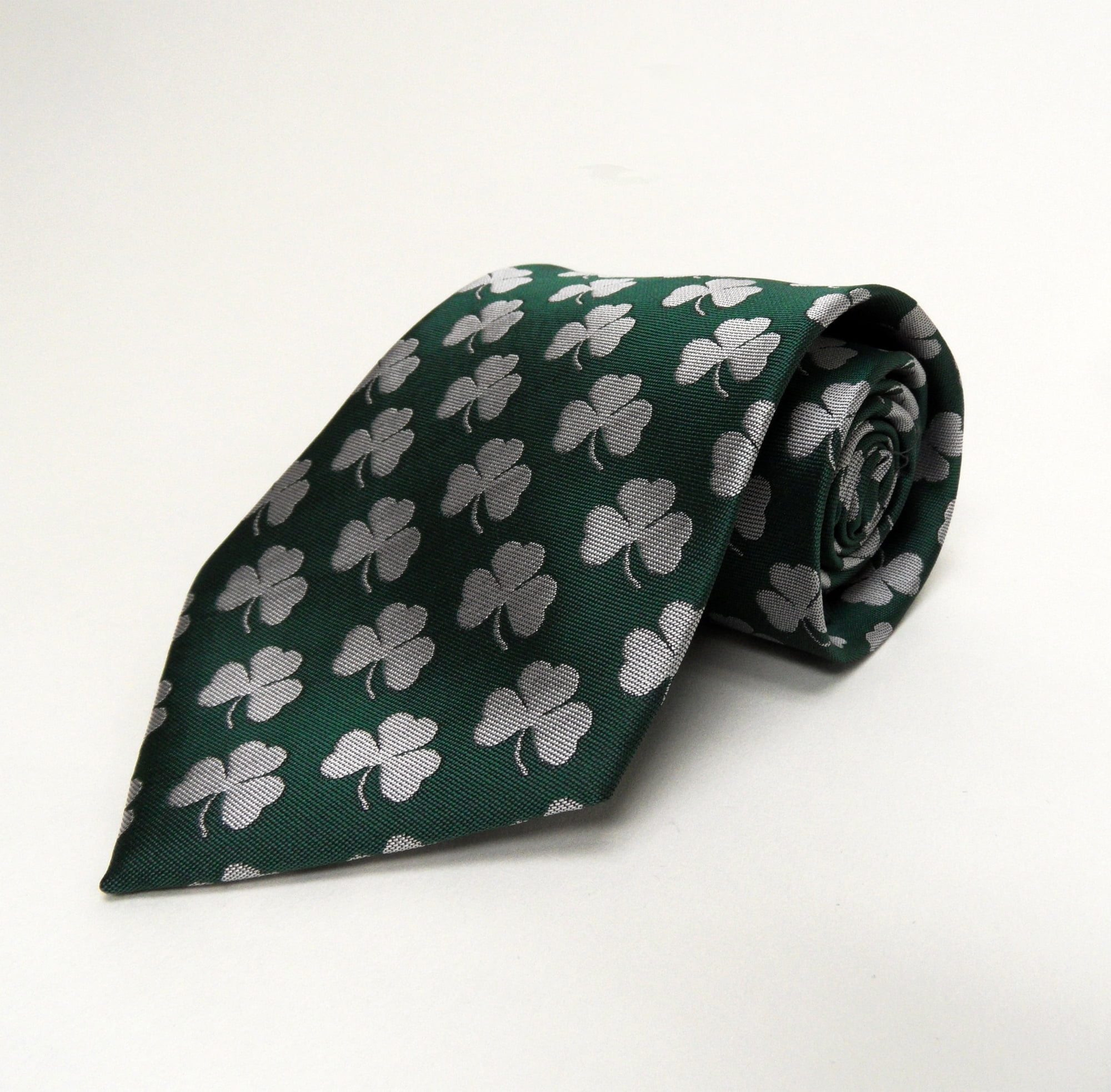 Irish Repeating Shamrock Necktie - Donegal Bay - Unisex - One Size ...
