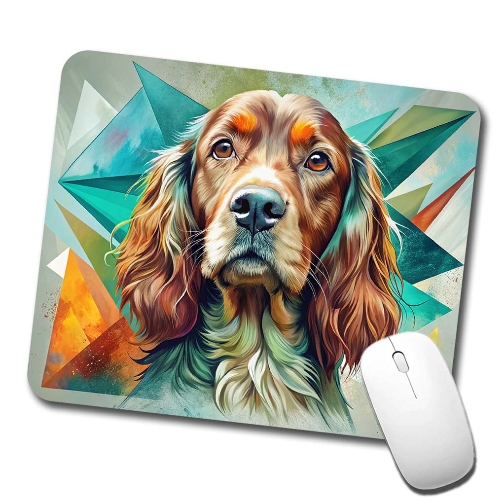 Irish Setter Dog Contemporary Art Mouse Pad Low Profile Gaming Mat ...