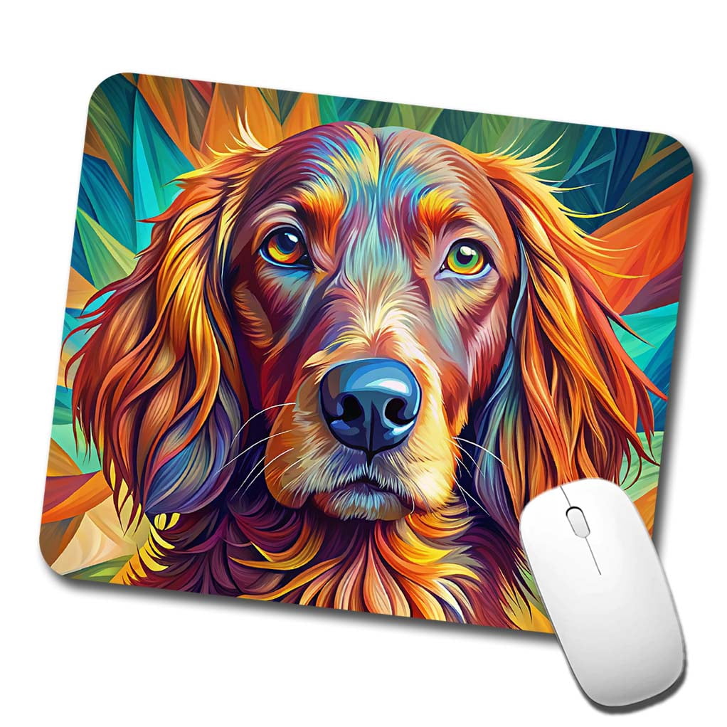 Irish Setter Dog Pop Art Mouse Pad Low Profile Gaming Mat - Walmart.com