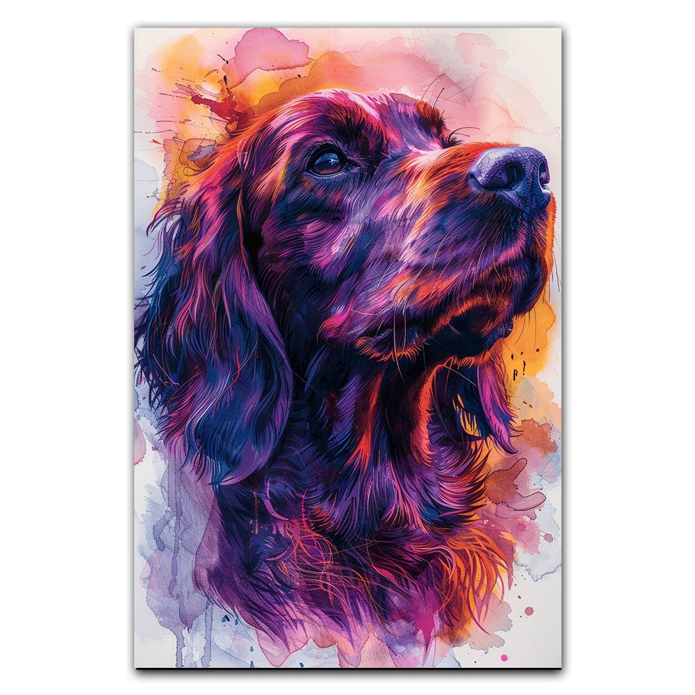 Irish Setter Dog Wall Art Irish Setter Picture Poster Print Funny ...