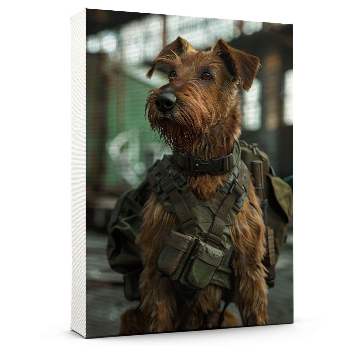 Irish Setter Dog in a Costume Poster Unframe, Irish Setter Dog Canvas ...
