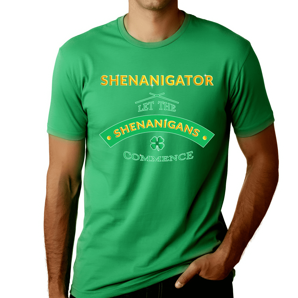 Irish Shenanigans Shirt Graphic T-Shirt St Patricks Day Shirt Saint ...