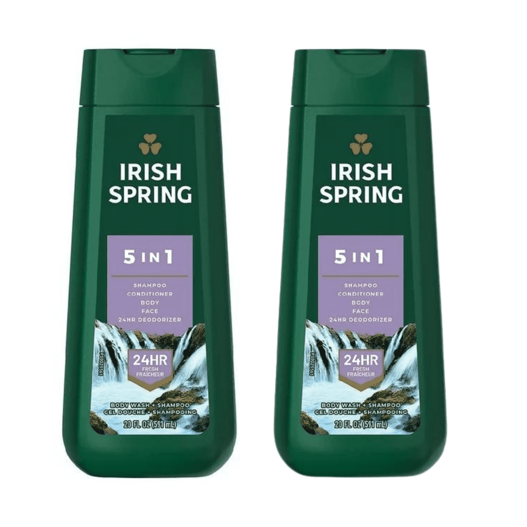 Irish Spring 5-in-1 Body Wash for Men (Pack of 2) - Walmart.com