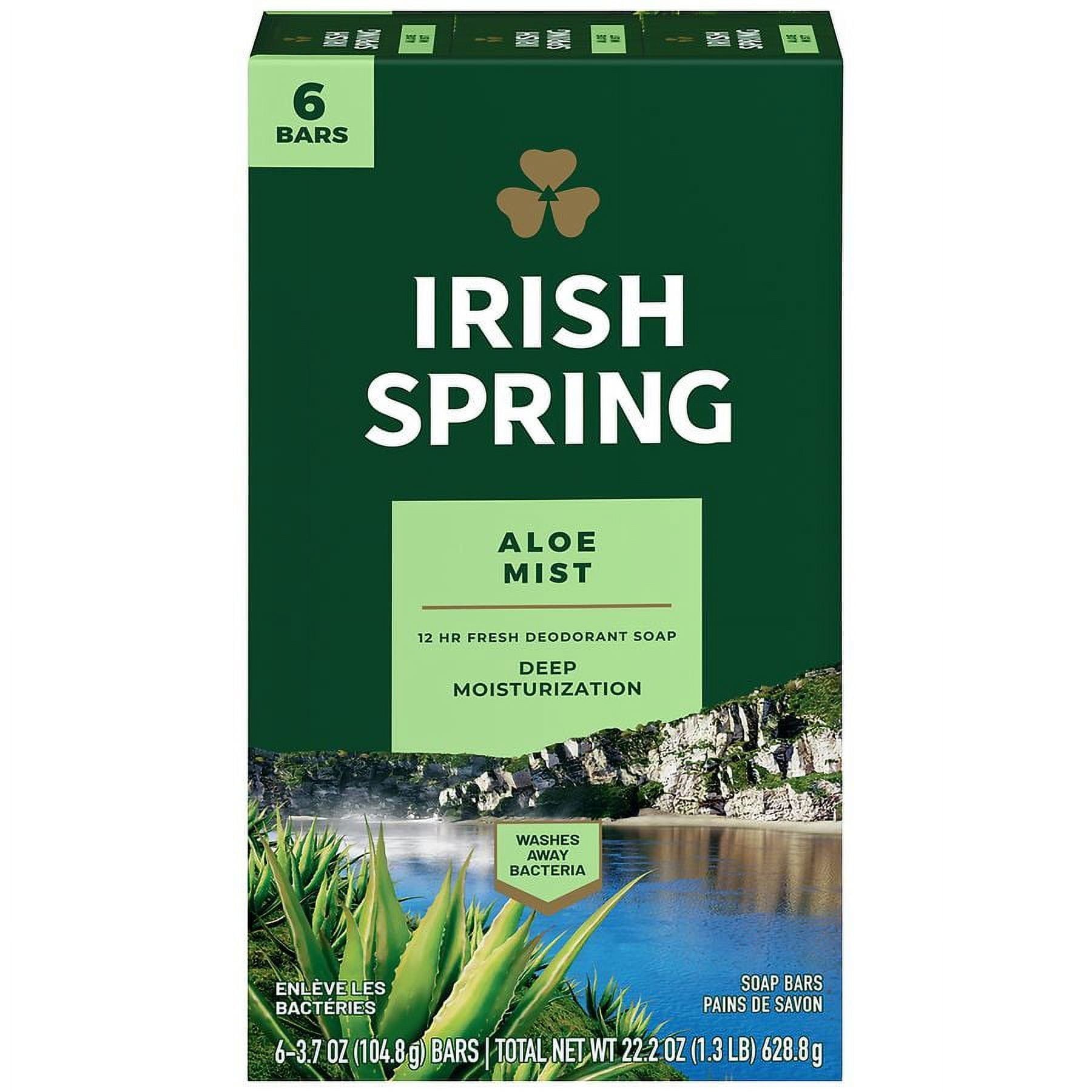 Irish Spring Aloe Vera Bar Soap 3.7 Oz, 6 Ea, 2 Pack - Walmart.com