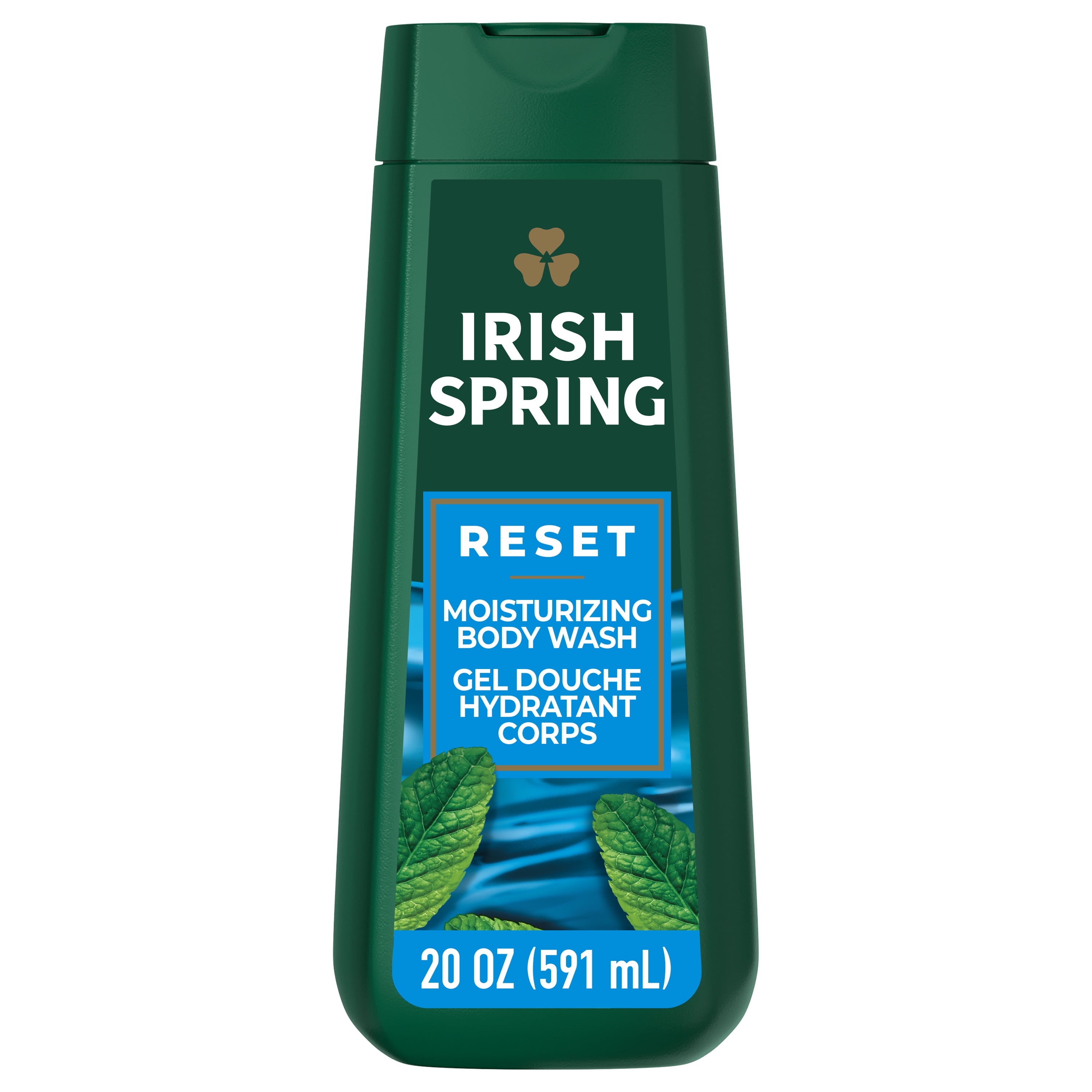 Irish Spring Body Wash, Reset, Cool Menthol & Ocean Breeze Scent, 20 ...