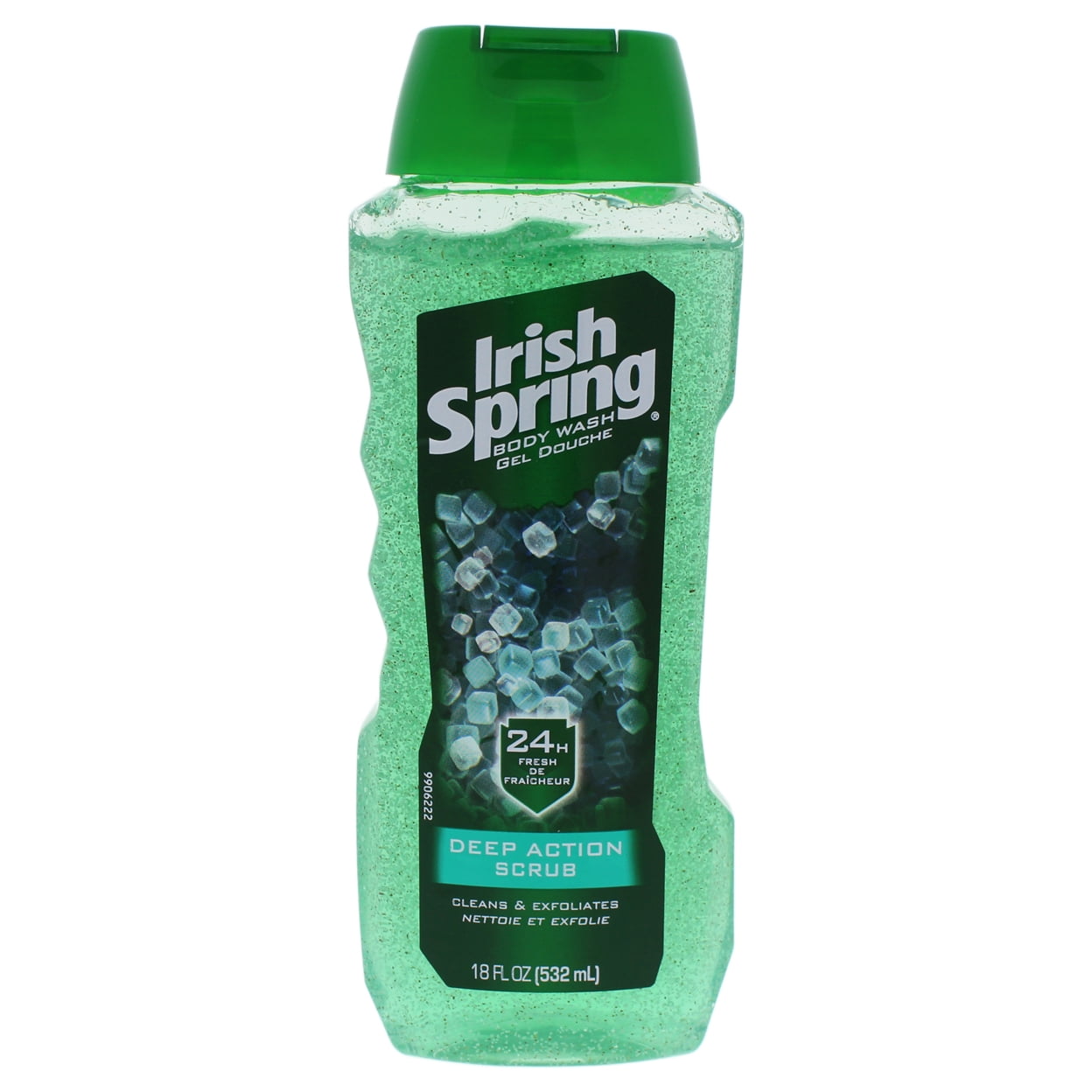 Irish Spring Deep Action Scrub Exfoliating Body Wash for Men - 18 fluid ...