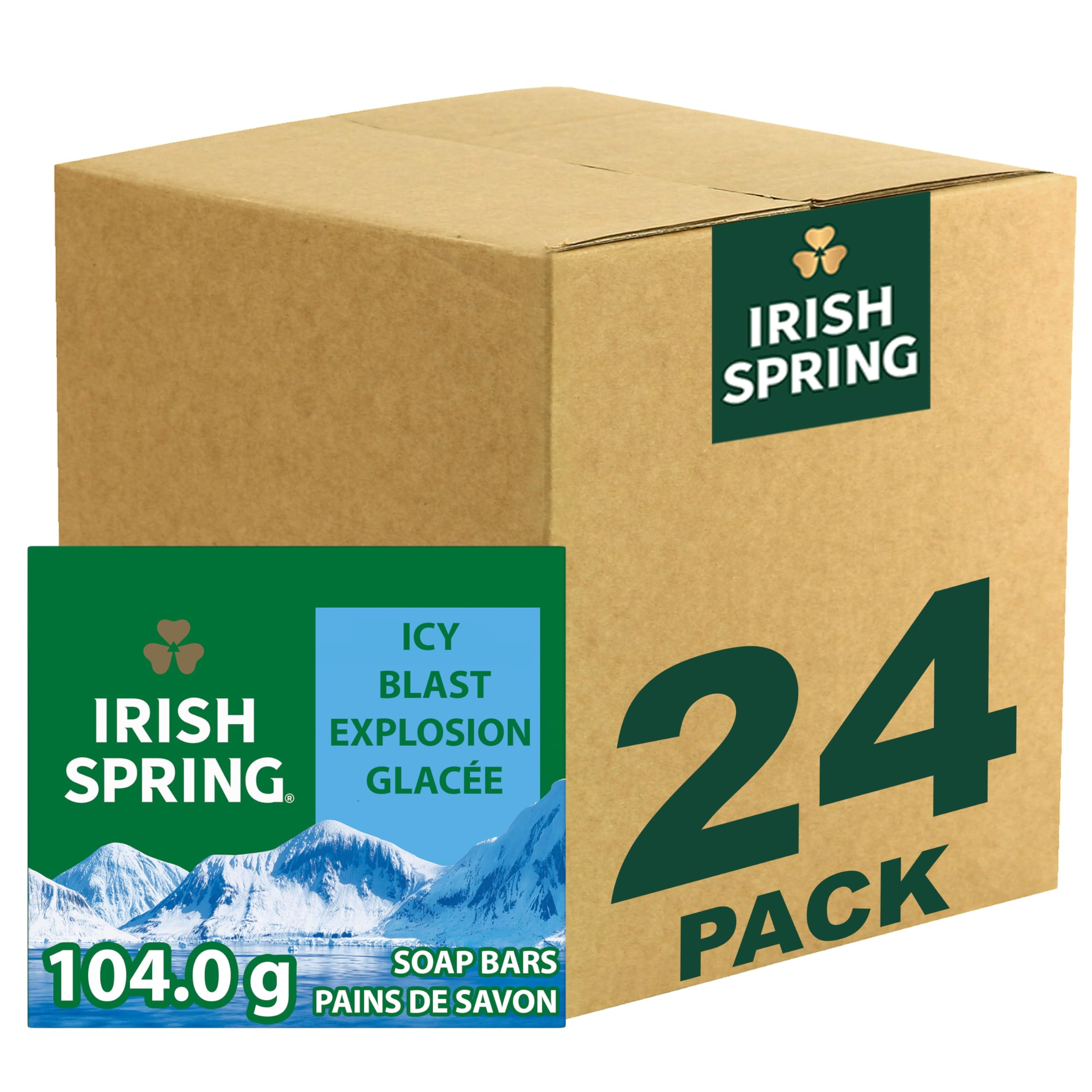 Irish Spring Icy Blast Bar Soap For Men, Mens Soap, Smell Fresh And ...
