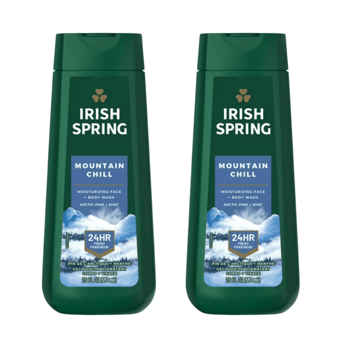 Irish Spring Mens Body Wash, Mountain Chill Body Wash for Men, Feel ...