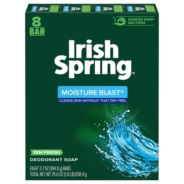 Irish Spring Deodorant Bar - Luxury soaps for grocery retail - Walmart ...